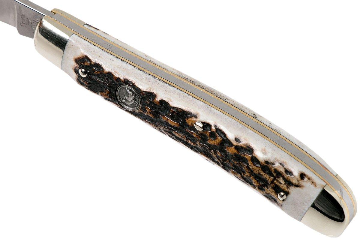 Robert Klaas US Trapper 95mm Real Stag 412-1-251-TRS zakmes | Voordelig ...