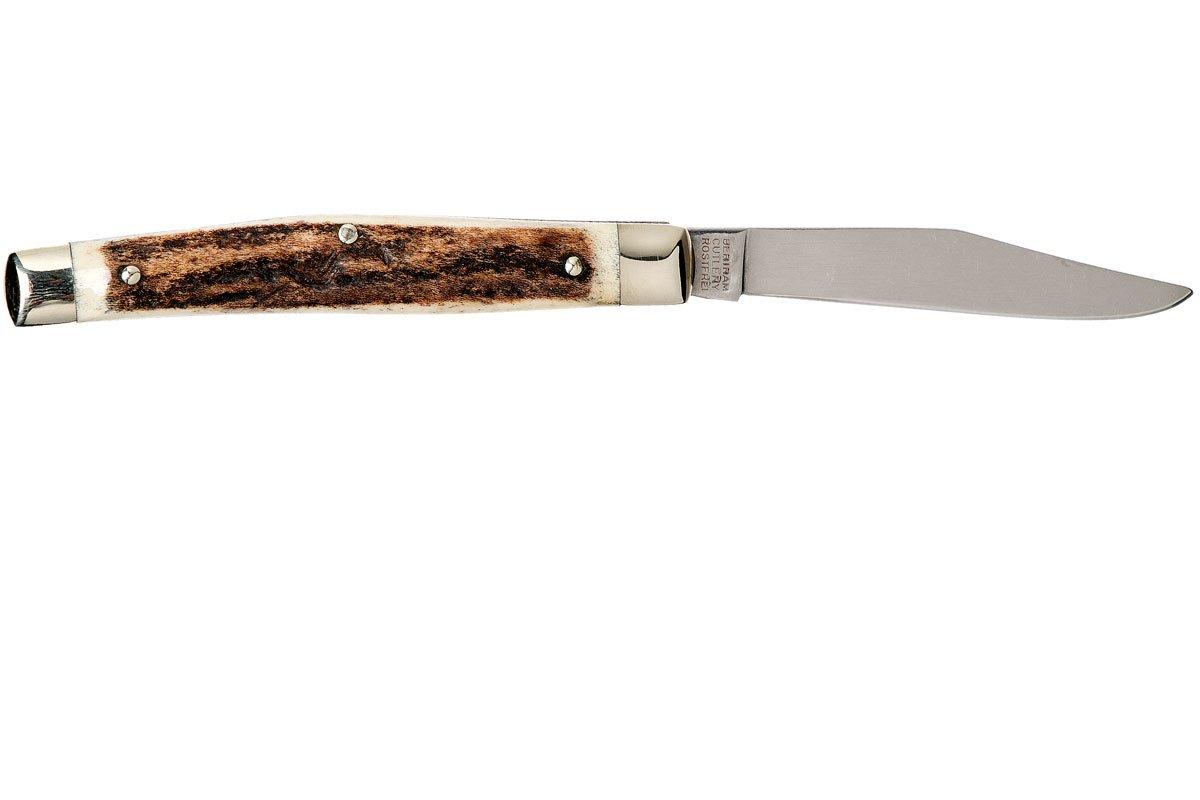 Robert Klaas Stockman Mini 85mm Real Stag 725-1-251-MINI pocket knife ...