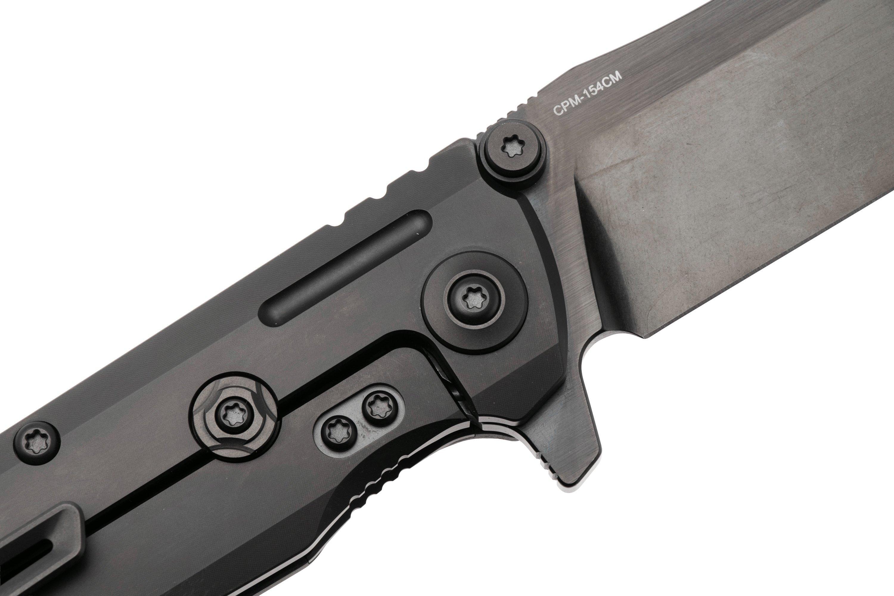 Reate District 9 V2, 9DV2-BE-SAT-TI-BL, Black DLC 154CM, Dark Bead ...
