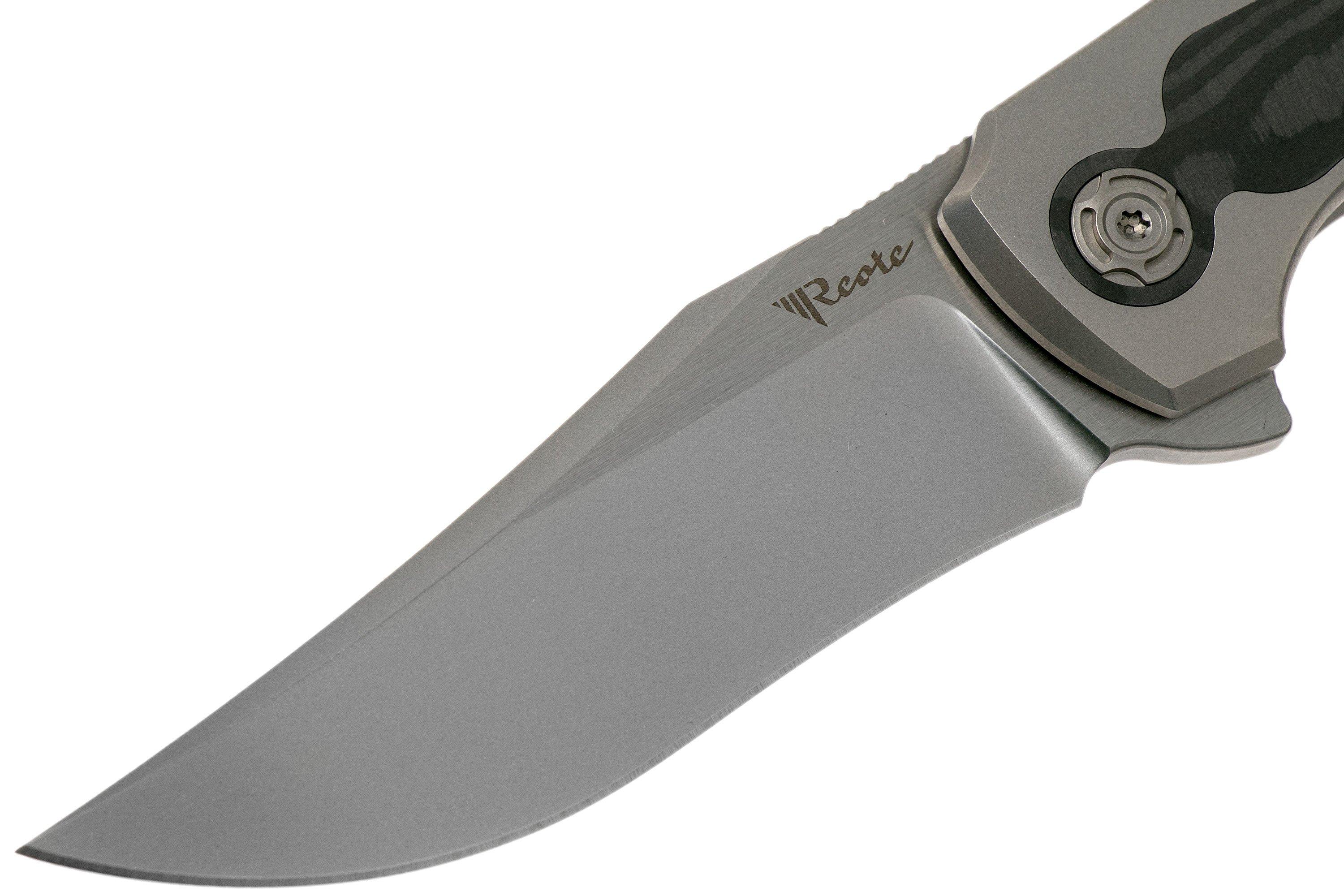 Reate Coyote Wave Carbon fibre pocket knife, Emmanuel Le Brun design ...