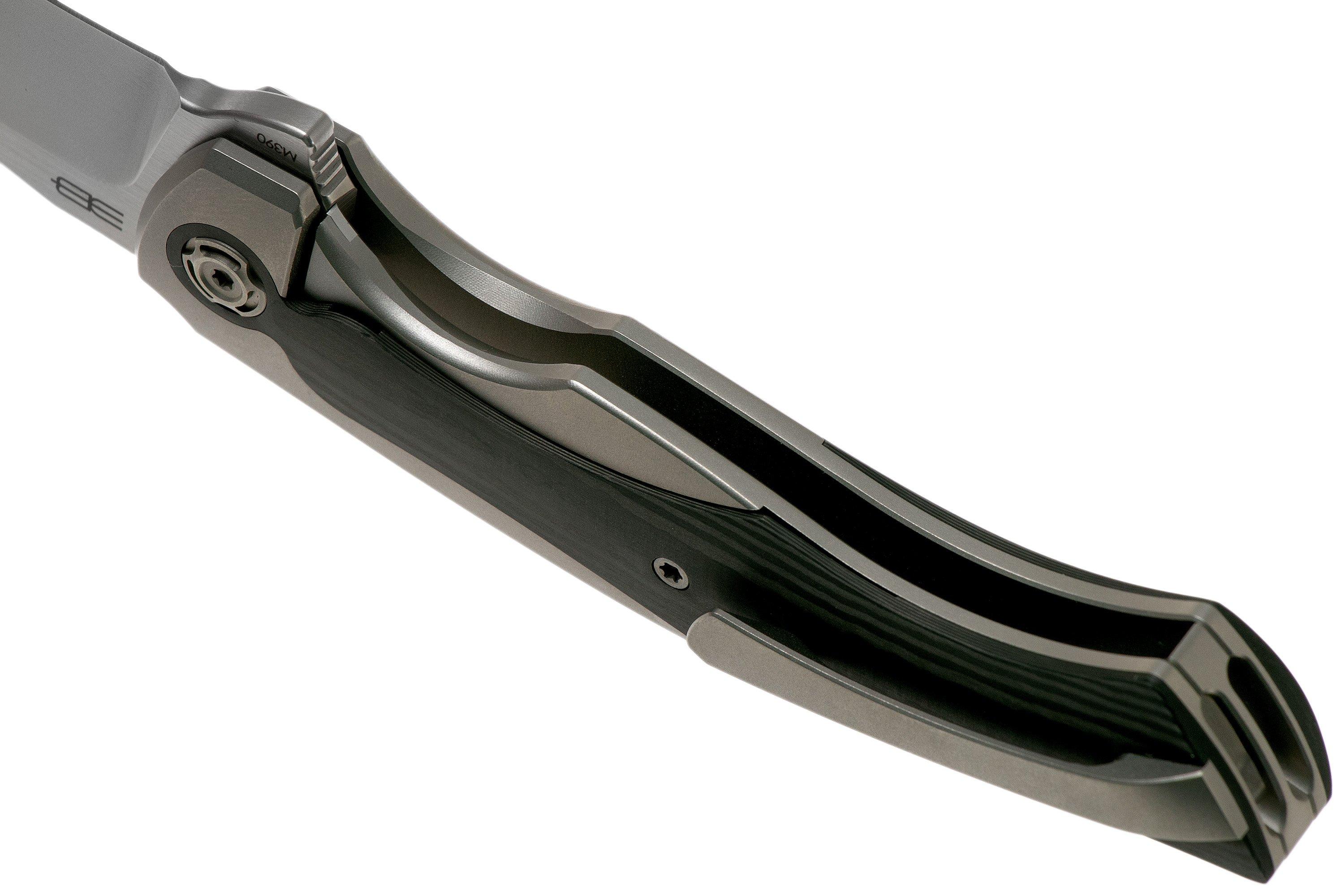 Reate Coyote Wave Carbon fibre pocket knife, Emmanuel Le Brun design ...