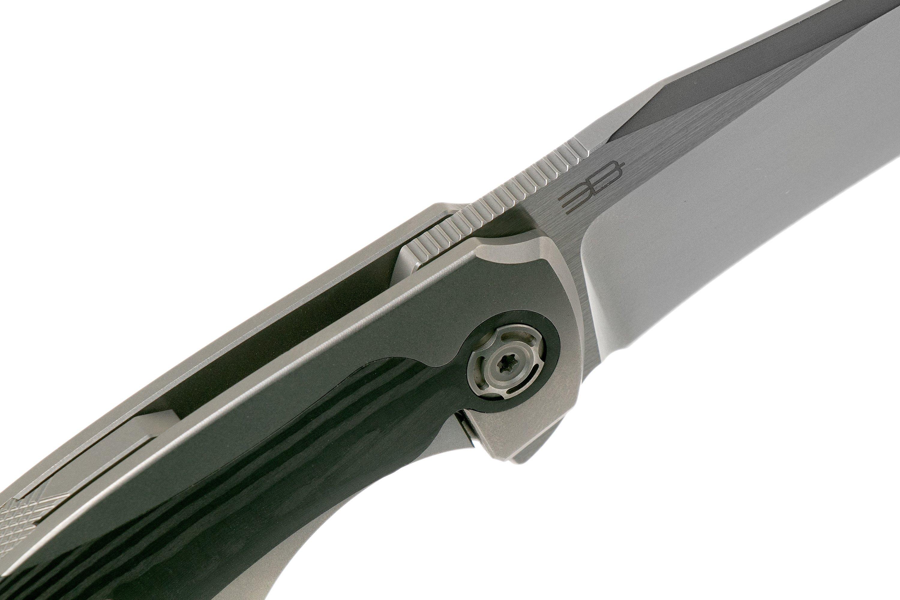 Reate Coyote Wave Carbon fibre pocket knife, Emmanuel Le Brun design ...