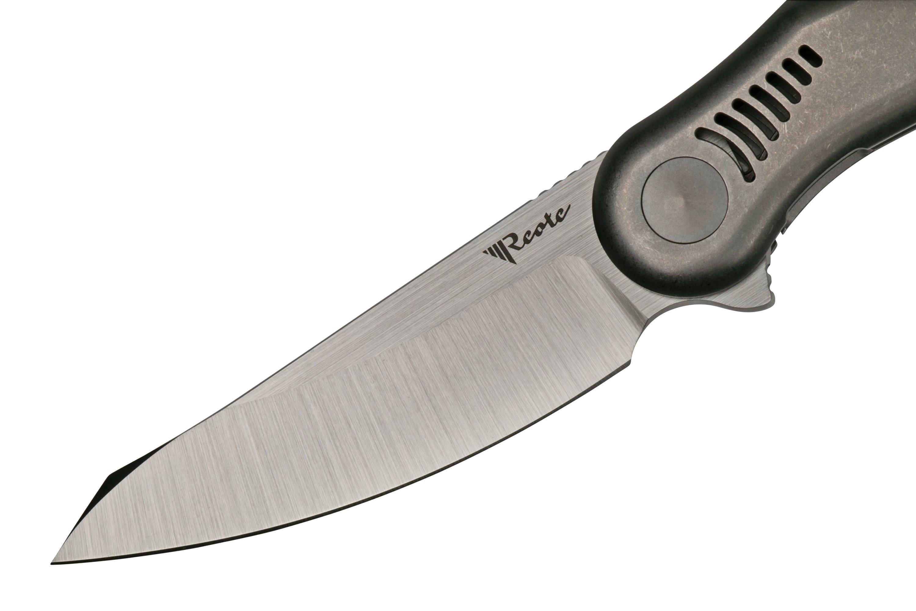 Reate Gents 9 Light Bead Blast Titanium, M390, GTS-LBB zakmes ...