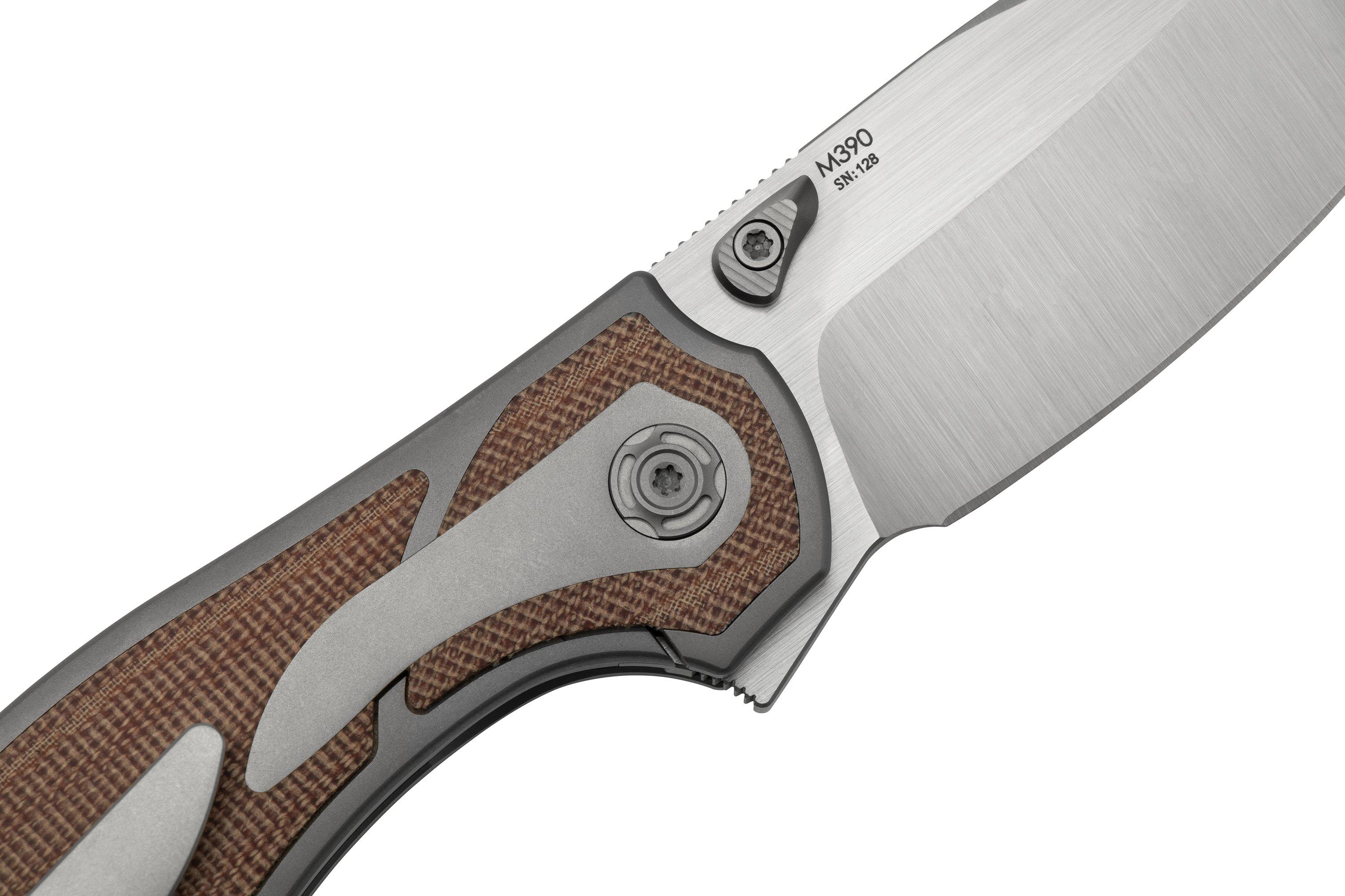 Reate Iron X Ironx Bm Brown Micarta Kirby Lambert Design Achetez à Prix Avantageux Chez