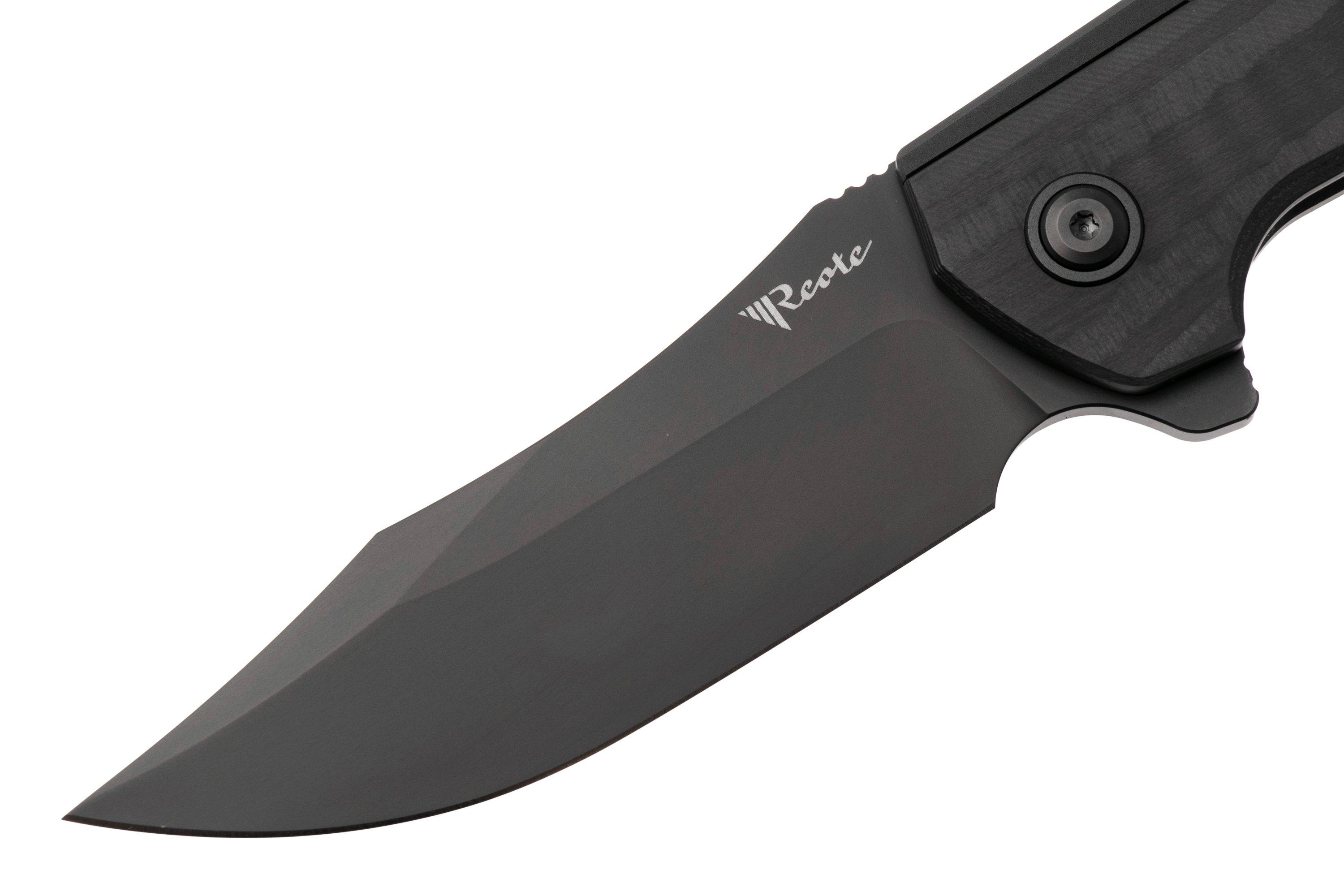 Reate Jack Jr. JJR-BL-DLC-AL-BL, Black DLC CPM S30V, Black Aluminum ...