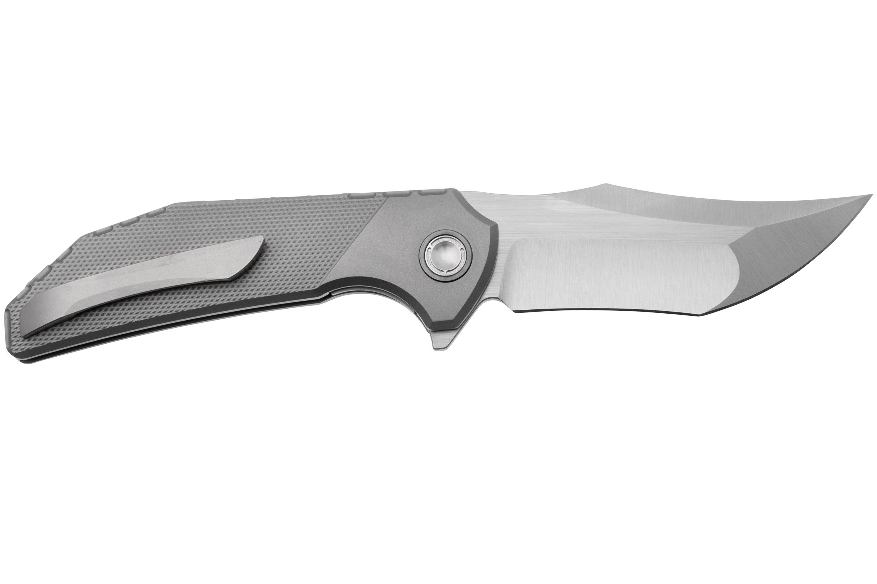Reate Tiger TG-DT Diamond Texture Titanium, pocket knife ...