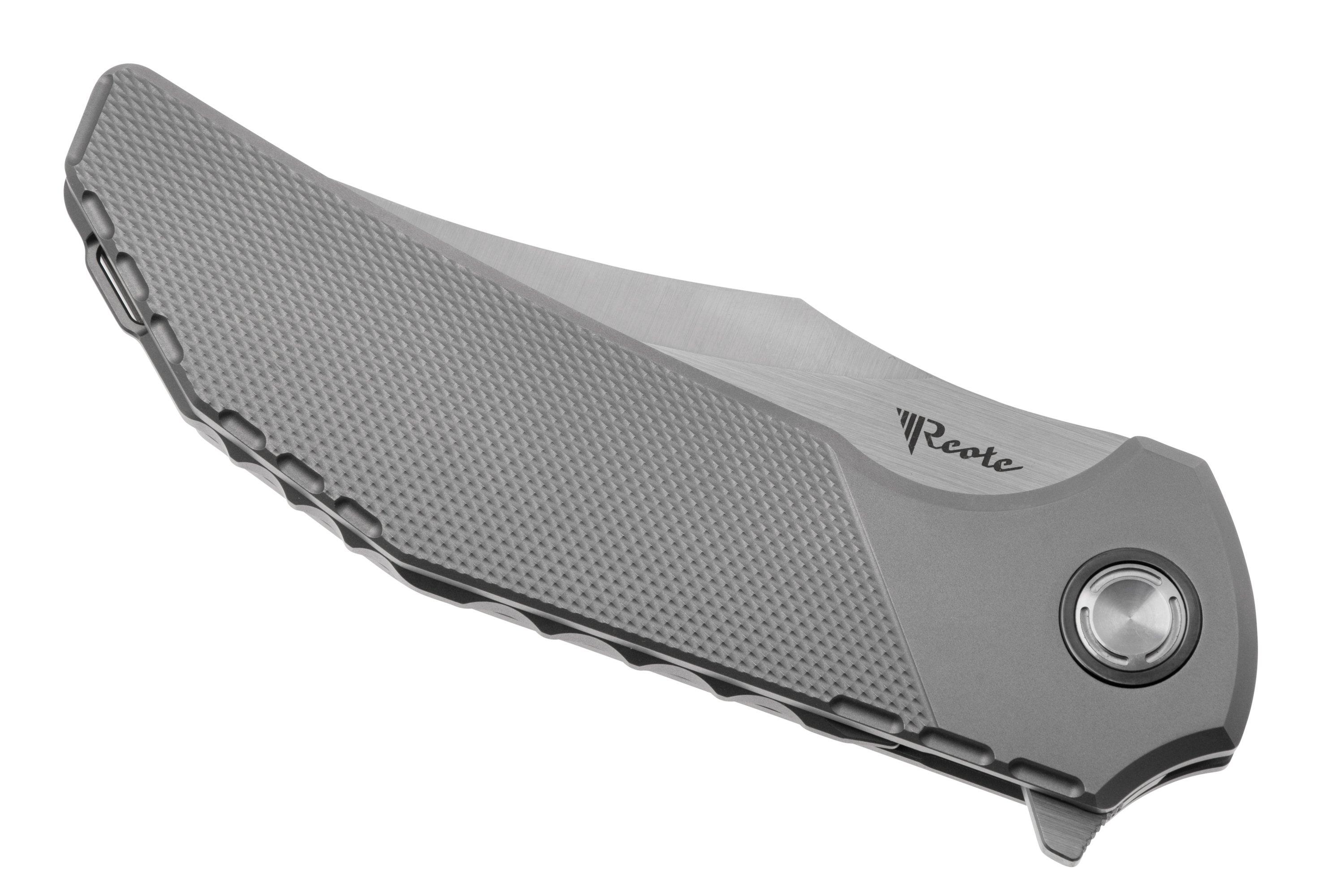 Reate Tiger TG-DT Diamond Texture Titanium, coltello da tasca | Fare ...