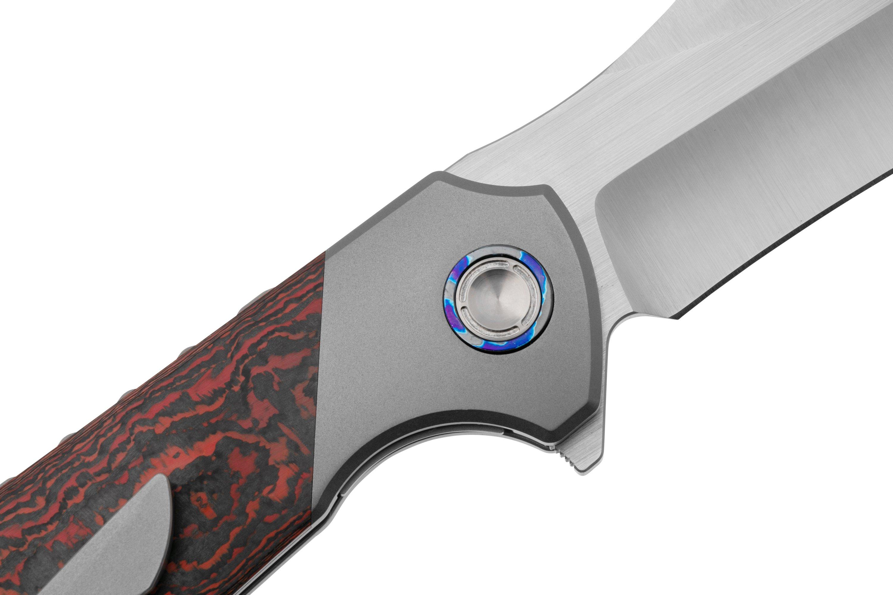 Reate Tiger TG-LF Bead Blast Titanium, Fat Carbon Lava Flow, pocket ...