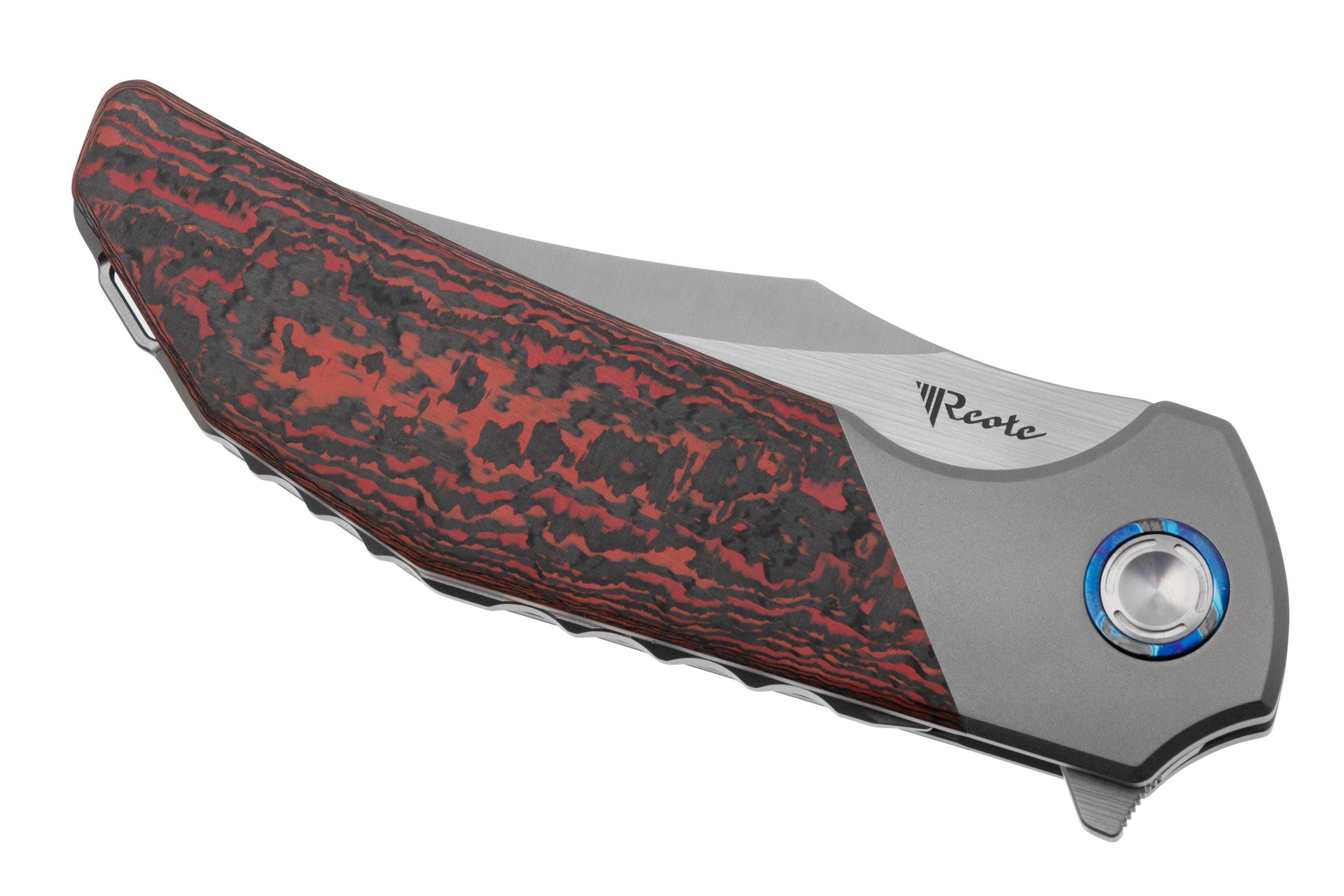 Reate Tiger TG-LF Bead Blast Titanium, Fat Carbon Lava Flow, pocket ...