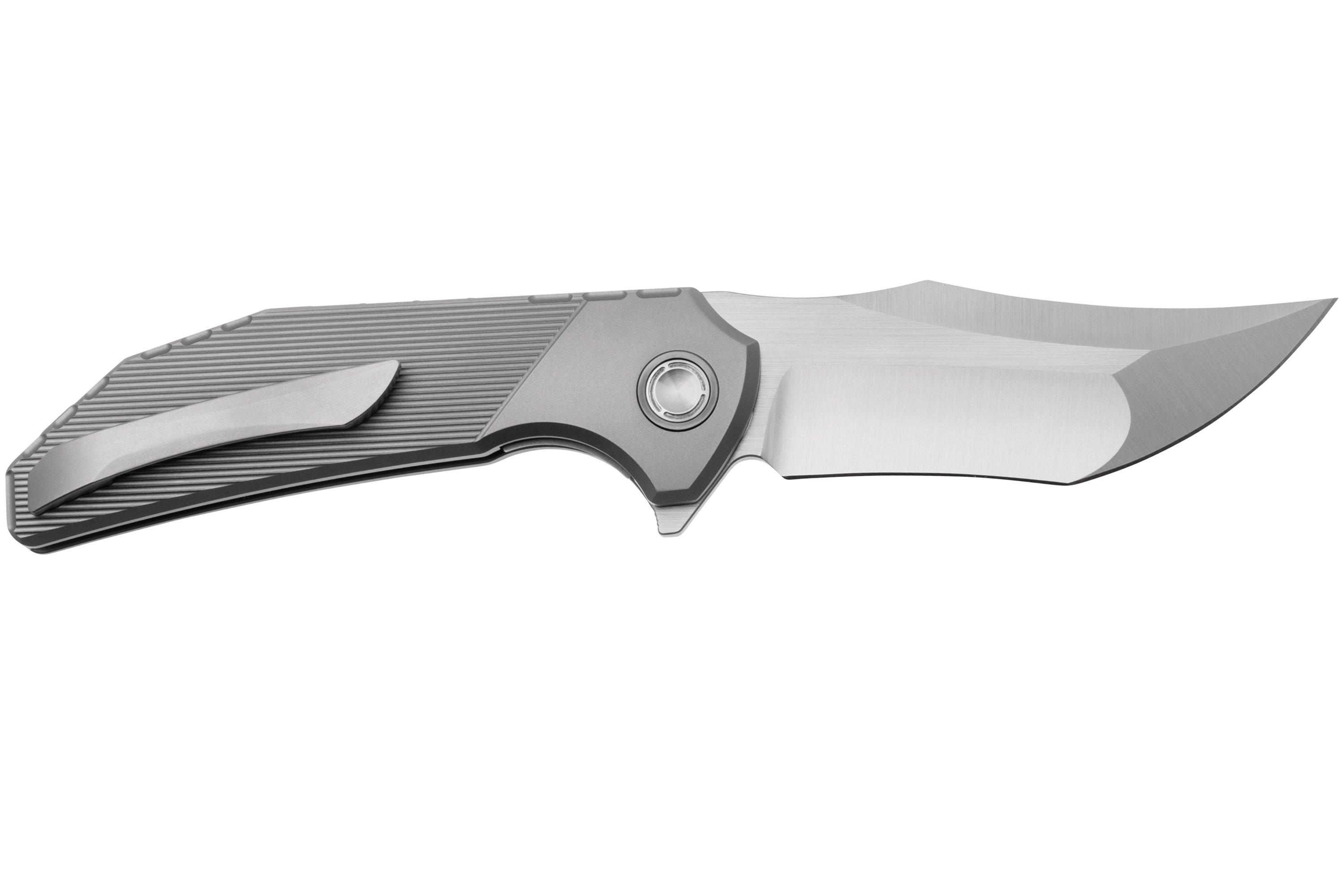 Reate Tiger TG-SP Stripe Pattern Titanium, pocket knife ...