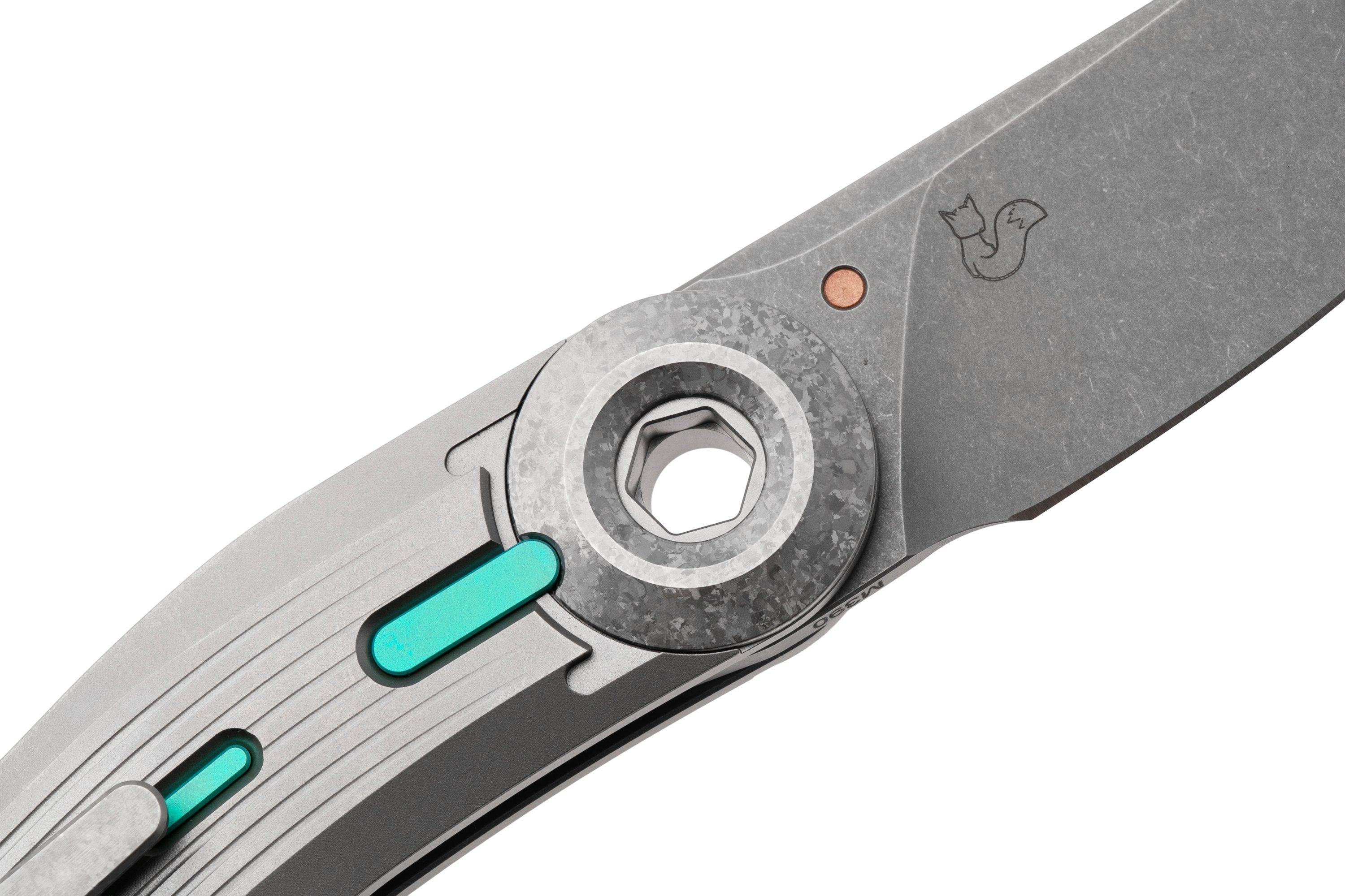 Reate VK-TRON-TI-GRY, Stonewashed M390, Bead Blasted Titanium ...
