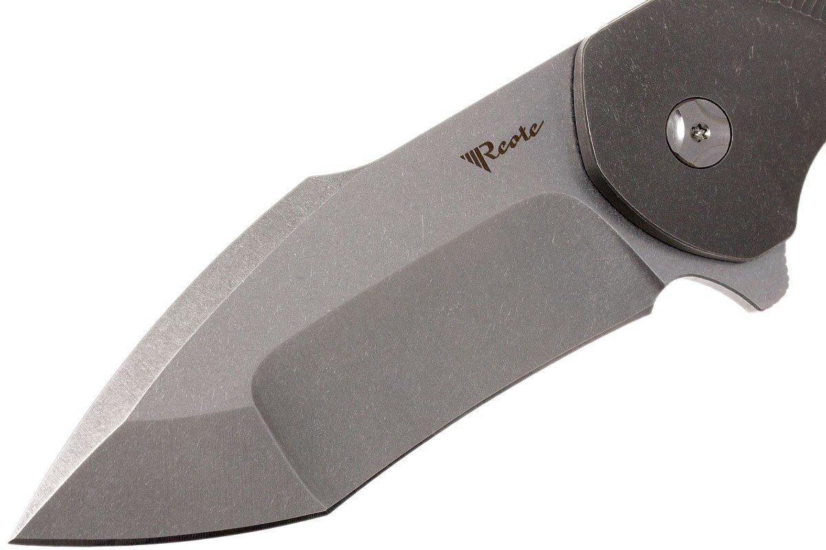 Reate Fallout 2.0 Stonewashed pocket knife, Rick Barrett design ...