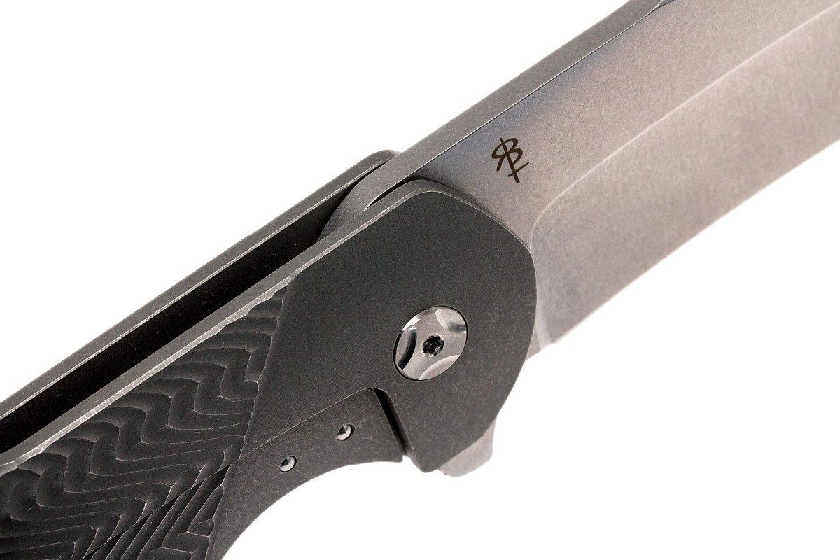 Reate Fallout 2.0 Stonewashed pocket knife, Rick Barrett design ...