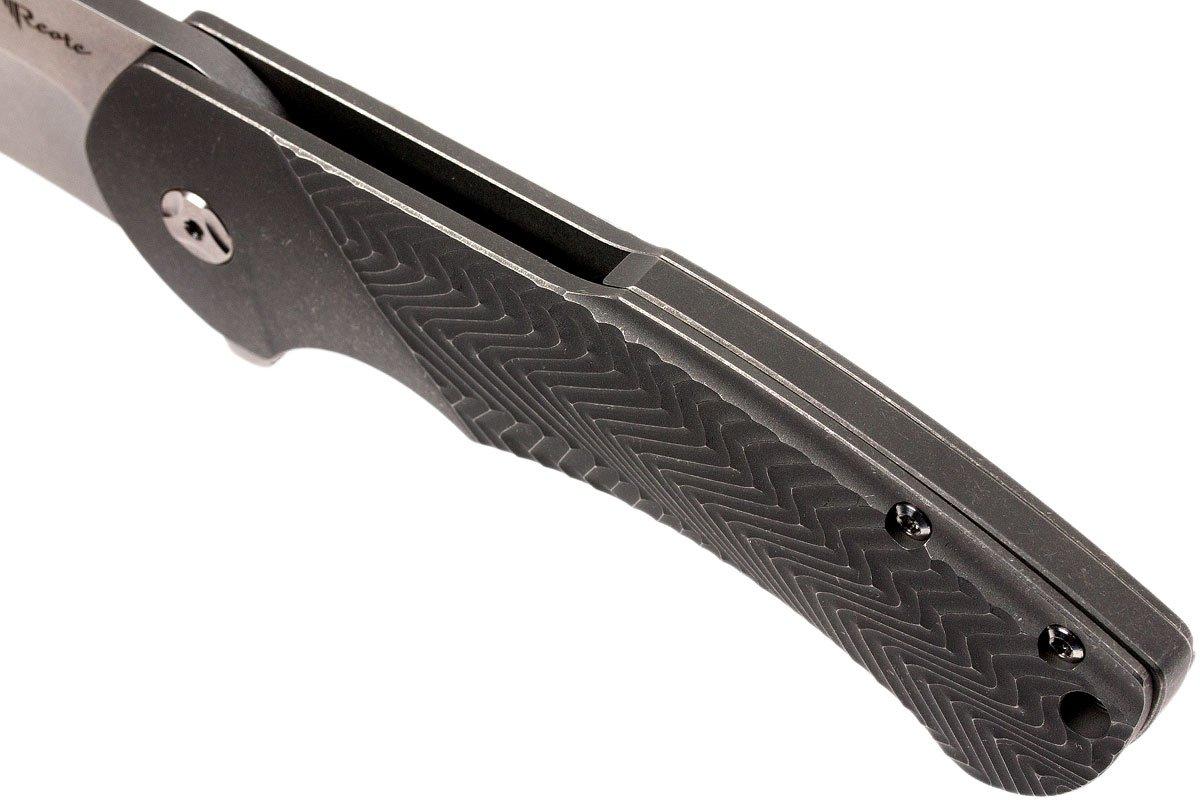 Reate Fallout 2.0 Stonewashed pocket knife, Rick Barrett design ...