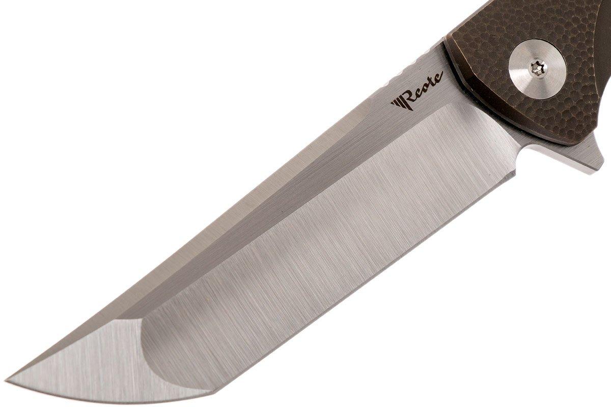 Reate K2 Bronze, S35VN Satin Finish Kwaiken-pocket knife ...