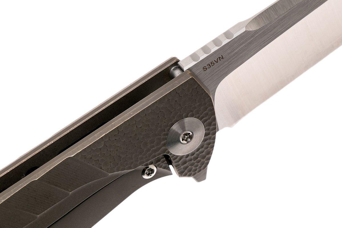 Reate K2 Bronze, S35VN Satin Finish Kwaiken-pocket knife ...