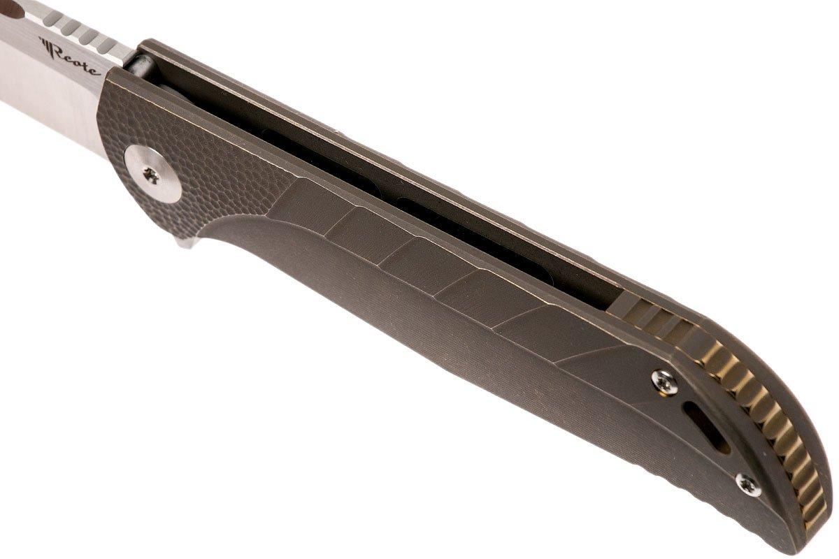 Reate K2 Bronze, S35VN Satin Finish Kwaiken-pocket knife ...