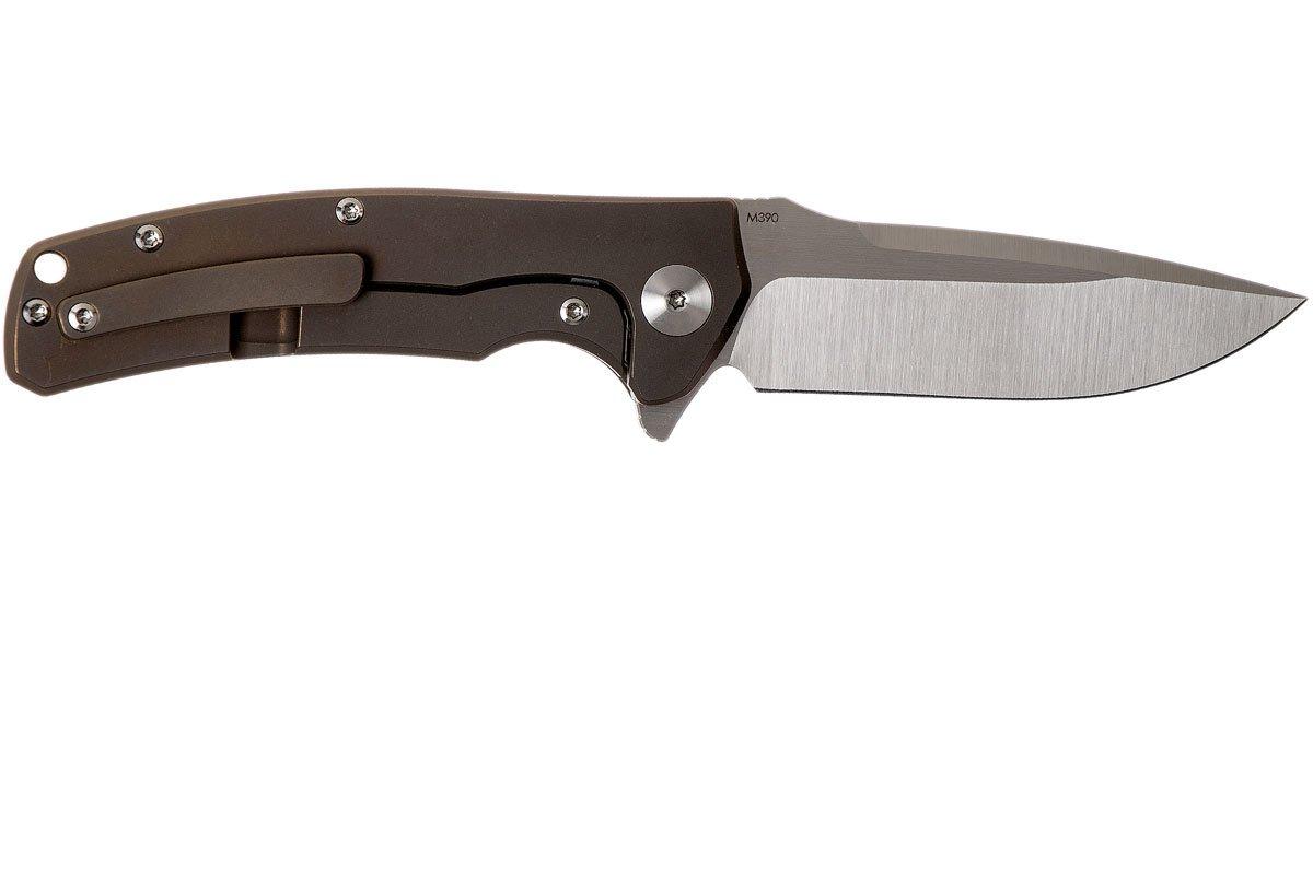 Reate Mini Horizon-D Bronze, Carbon fibre Inlay, Satin, pocket knife ...