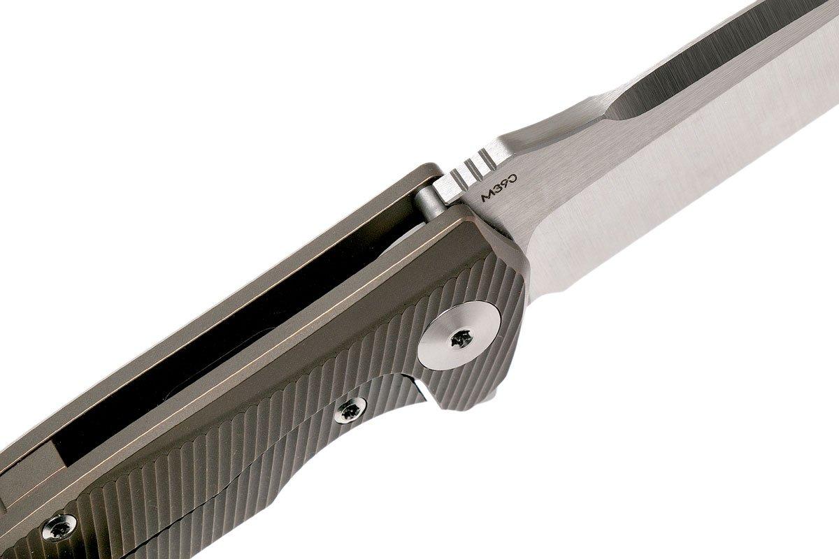 Reate Mini Horizon-D Milled Bronze Titanium, Satin, pocket knife ...