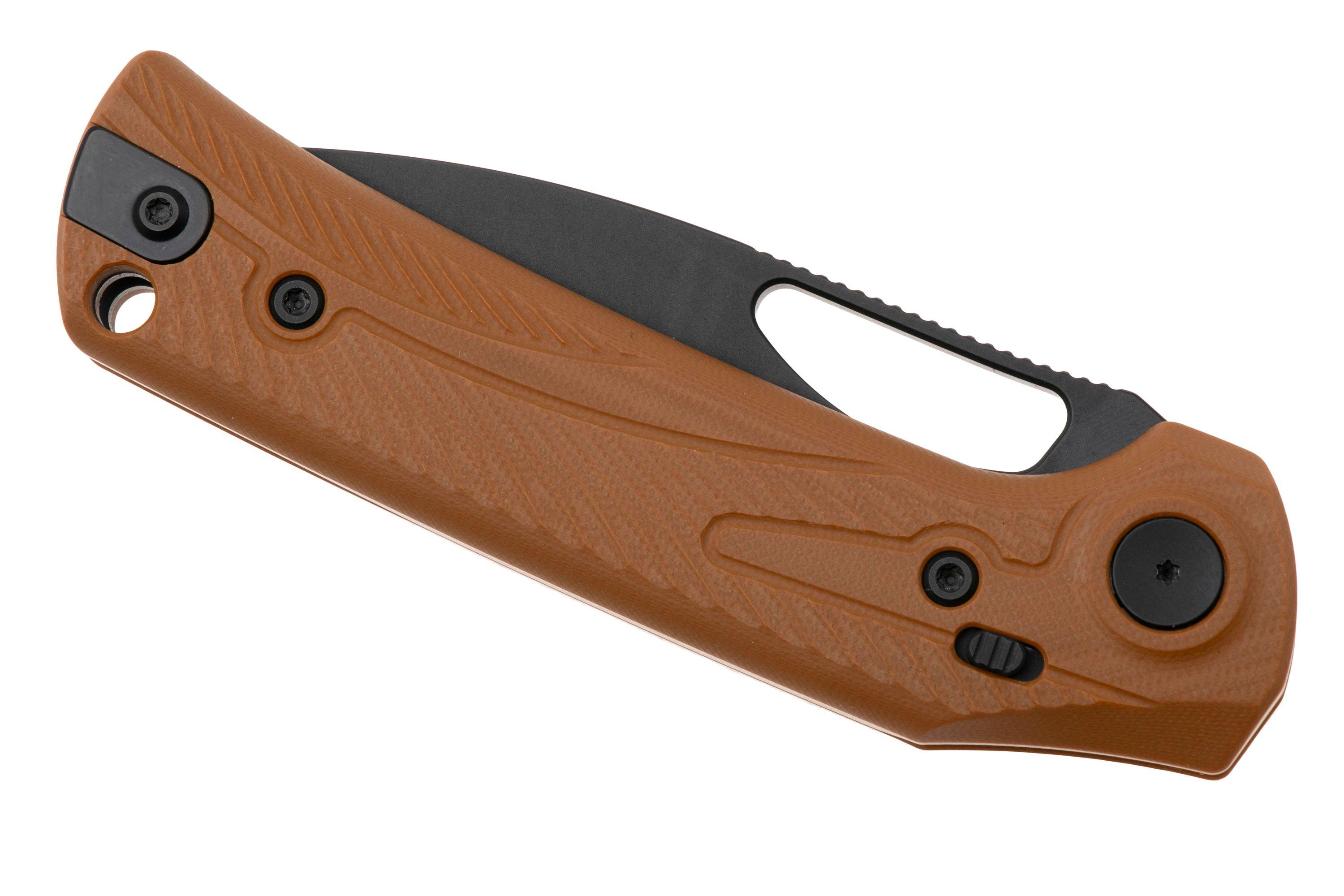 Reate PL-XE PVD Nitro-V, Tan G10, pocket knife | Advantageously ...