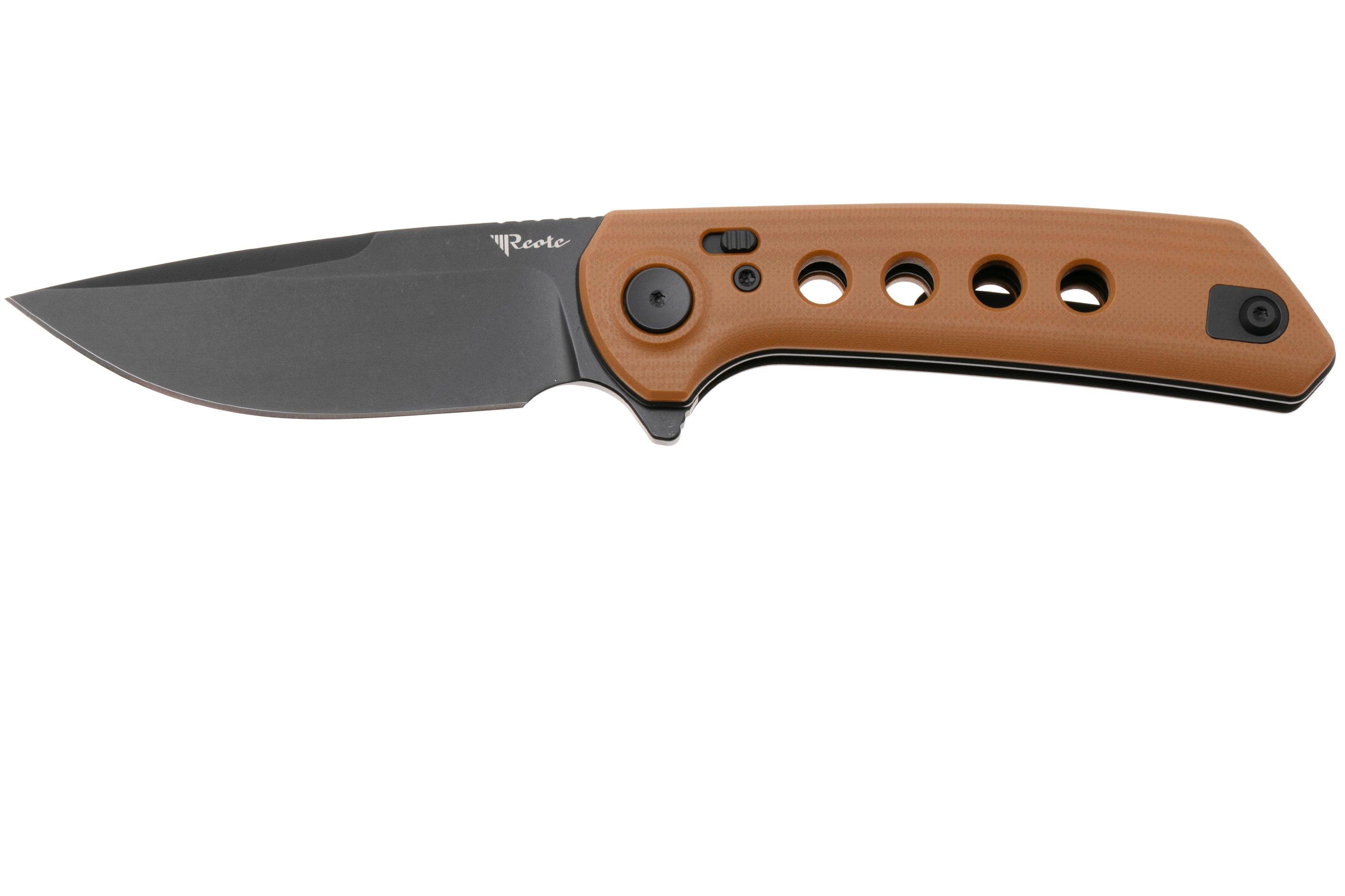 Reate PL-XF PVD Nitro-V, Tan G10, couteau de poche | Achetez à prix ...