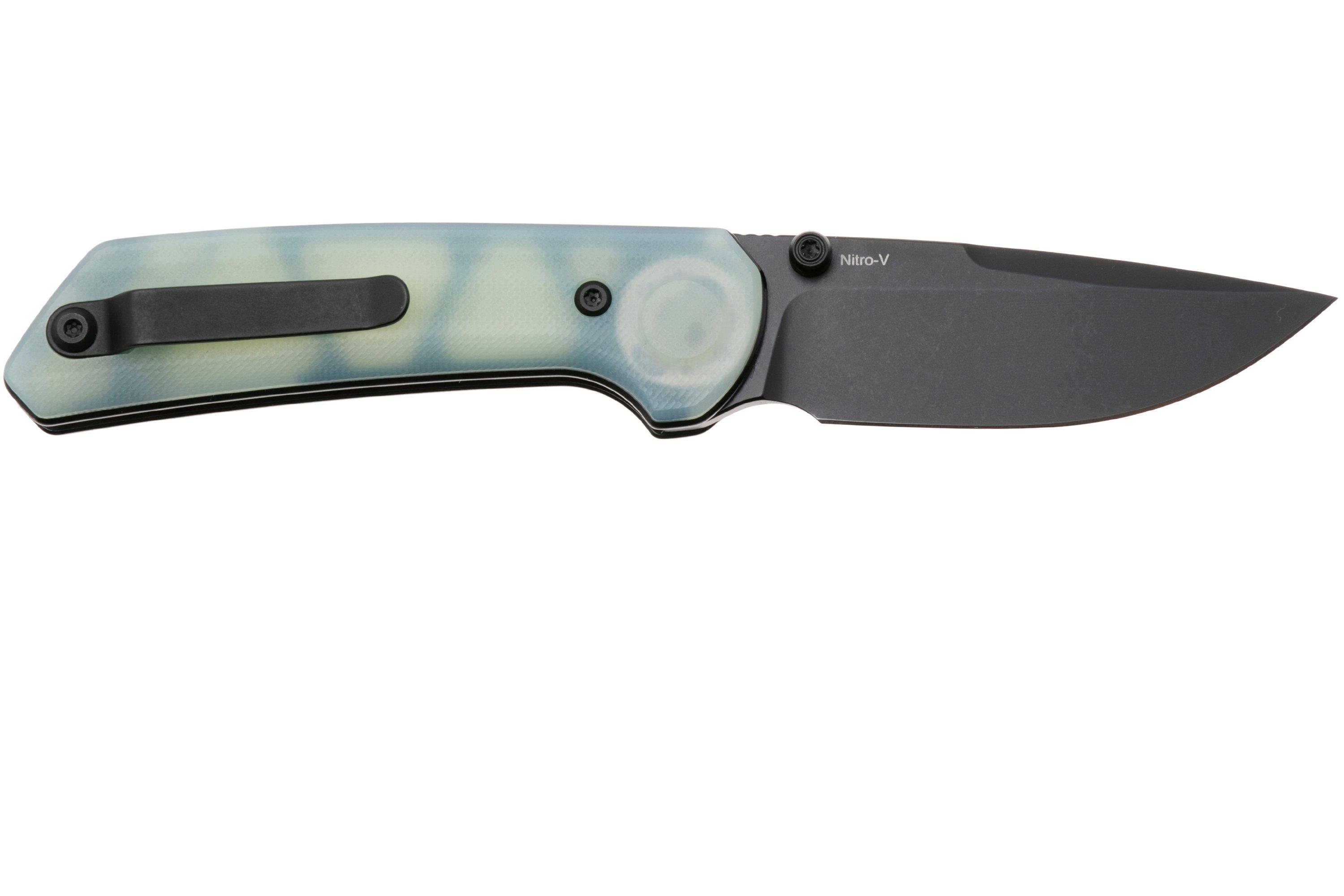 Reate PL-XT PVD Nitro-V, Jade G10, pocket knife | Advantageously ...
