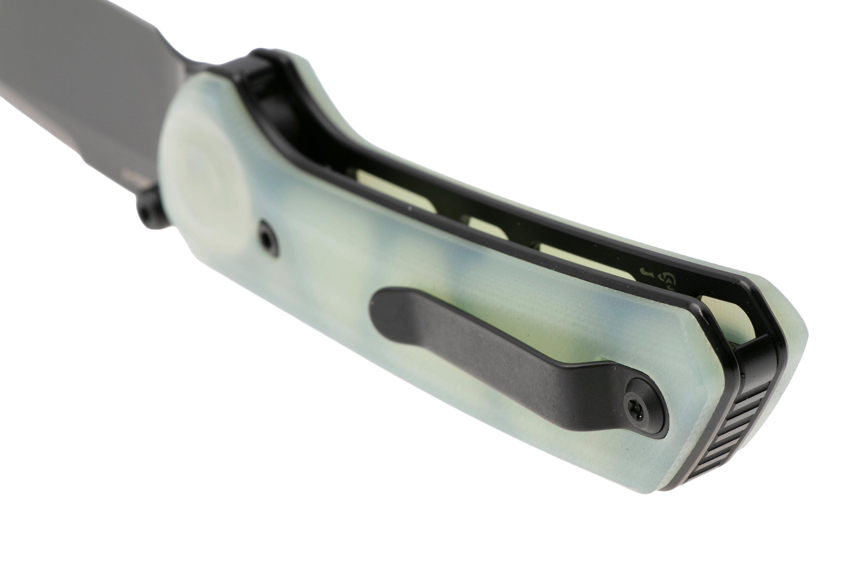 Reate PL-XT PVD Nitro-V, Jade G10, pocket knife | Advantageously ...
