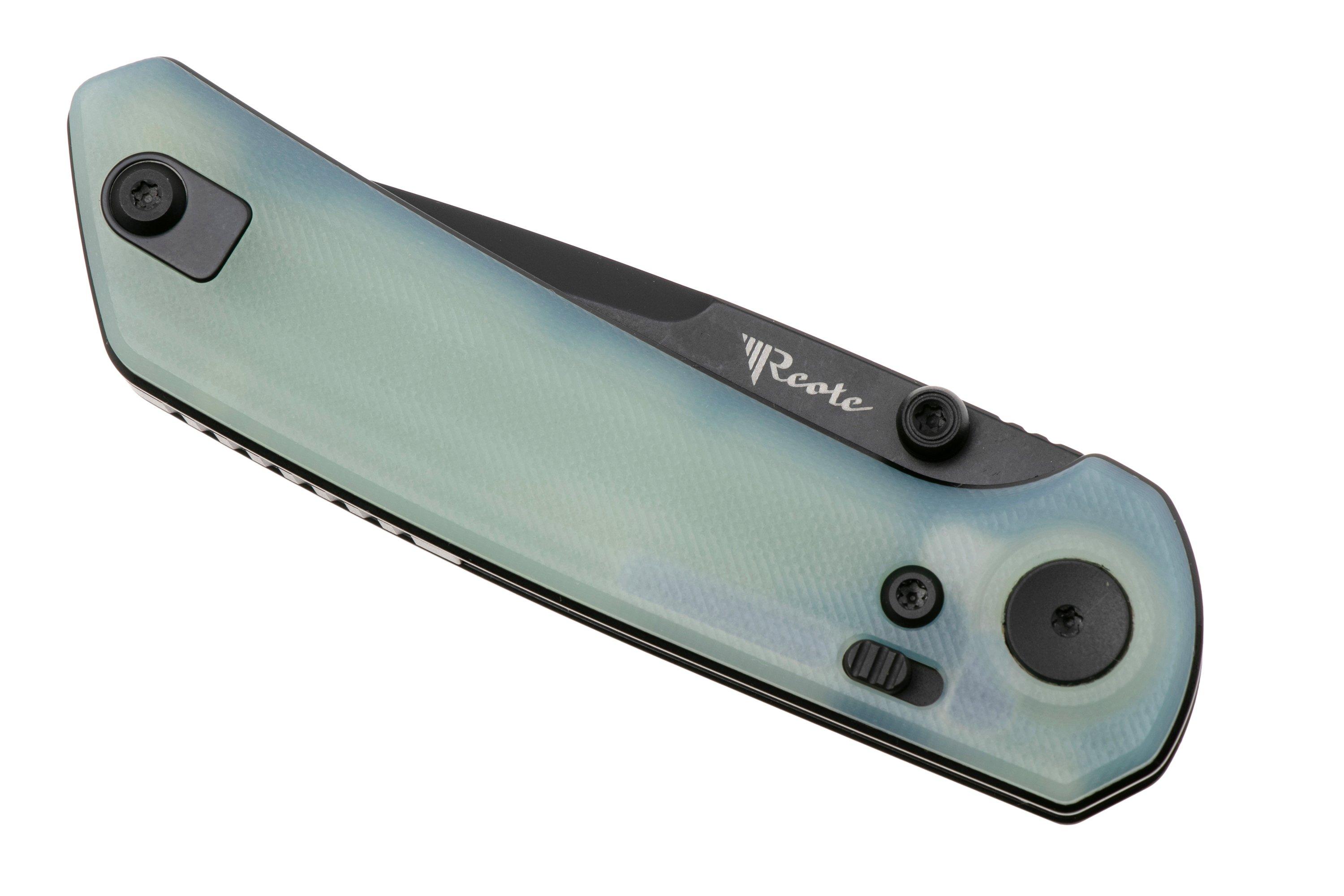 Reate PL-XT PVD Nitro-V, Jade G10, pocket knife | Advantageously ...