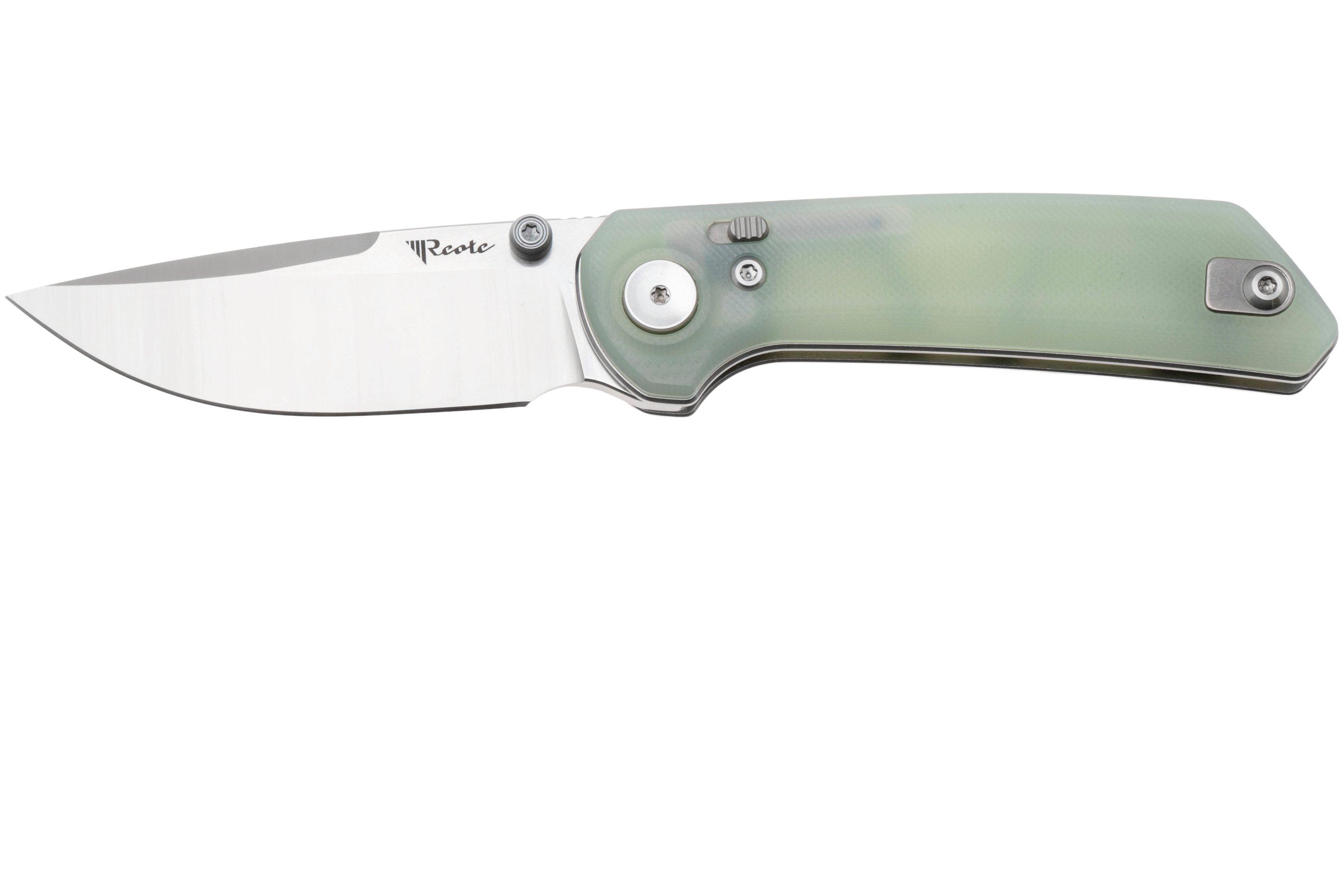Reate PL-XT PVD Nitro-V, Jade G10, couteau de poche | Achetez à prix ...