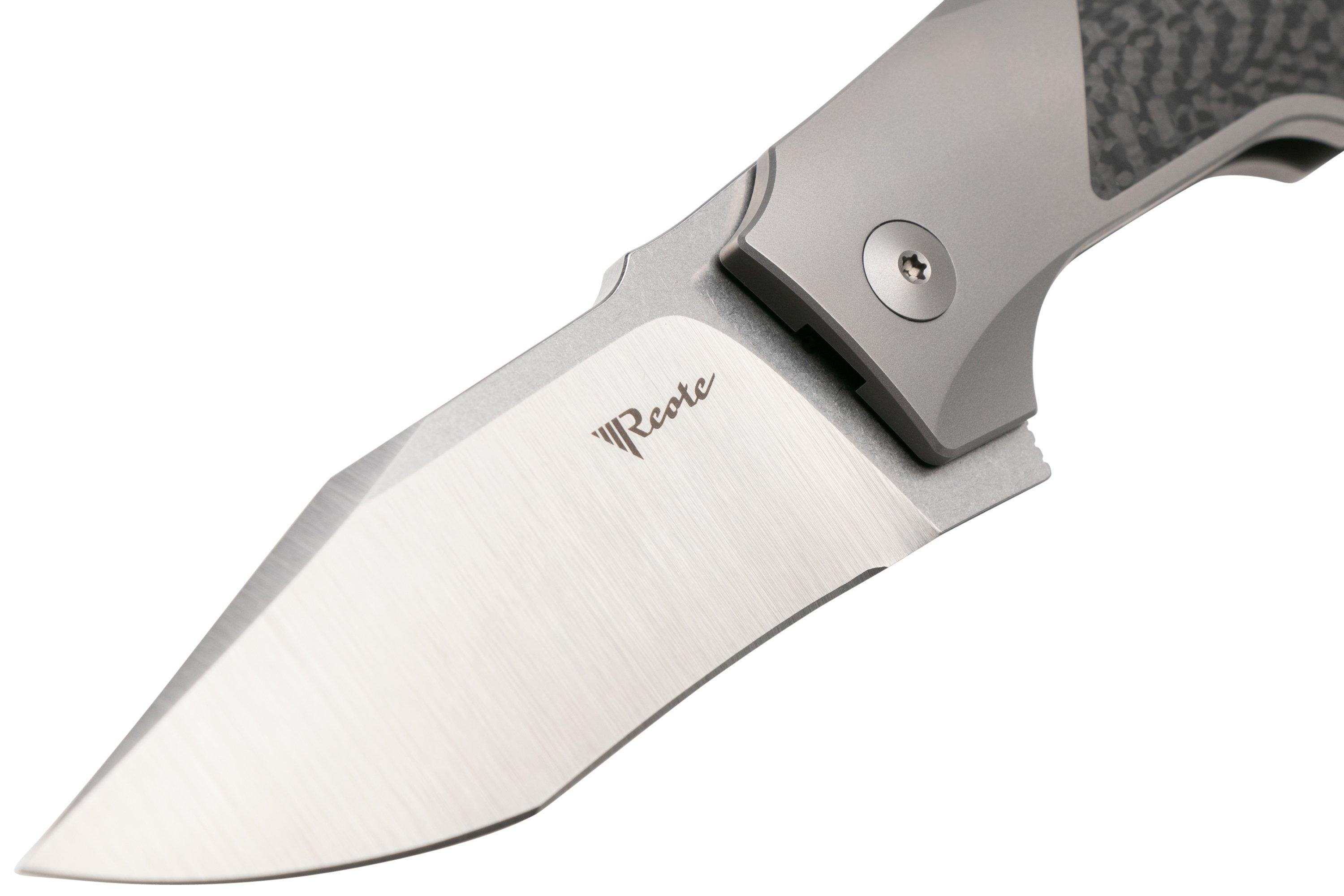 Reate T3000 Marble Carbon Fiber, Grey Hardware couteau de poche, Tashi ...