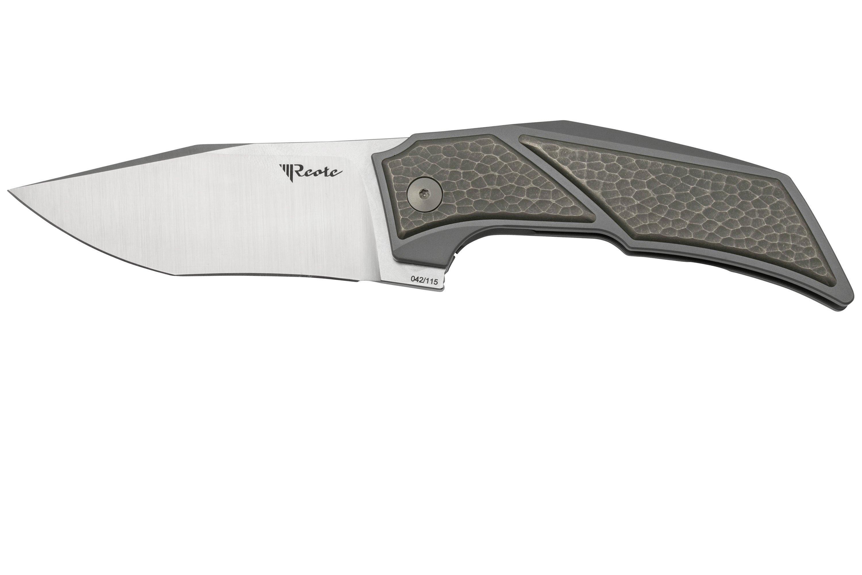 Reate T3500 Bead Blast Titanium zakmes, Tashi Bharucha design ...