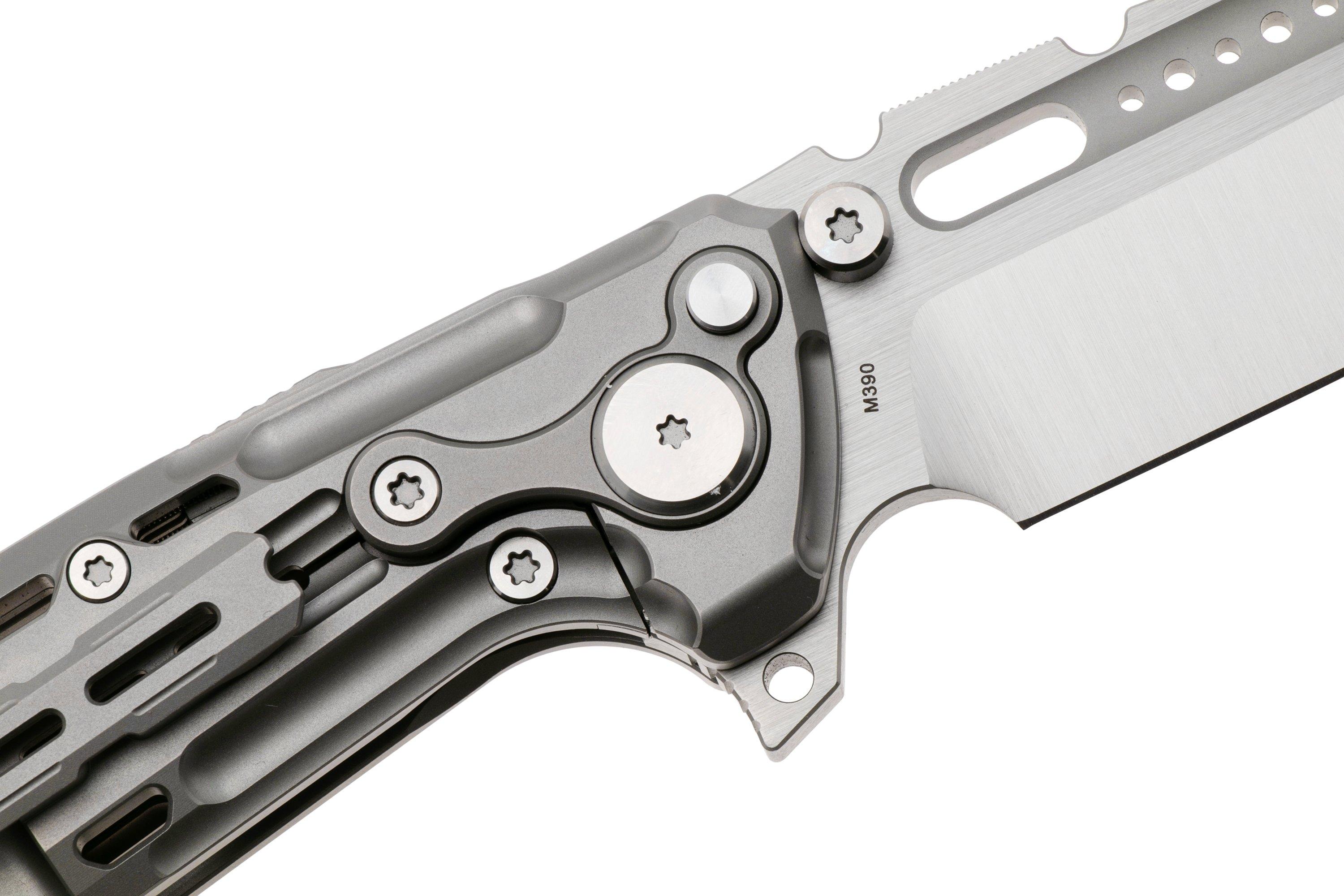 Reate Terminator TX228, Satin M390, Bead Blasted Titanium, pocket knife ...