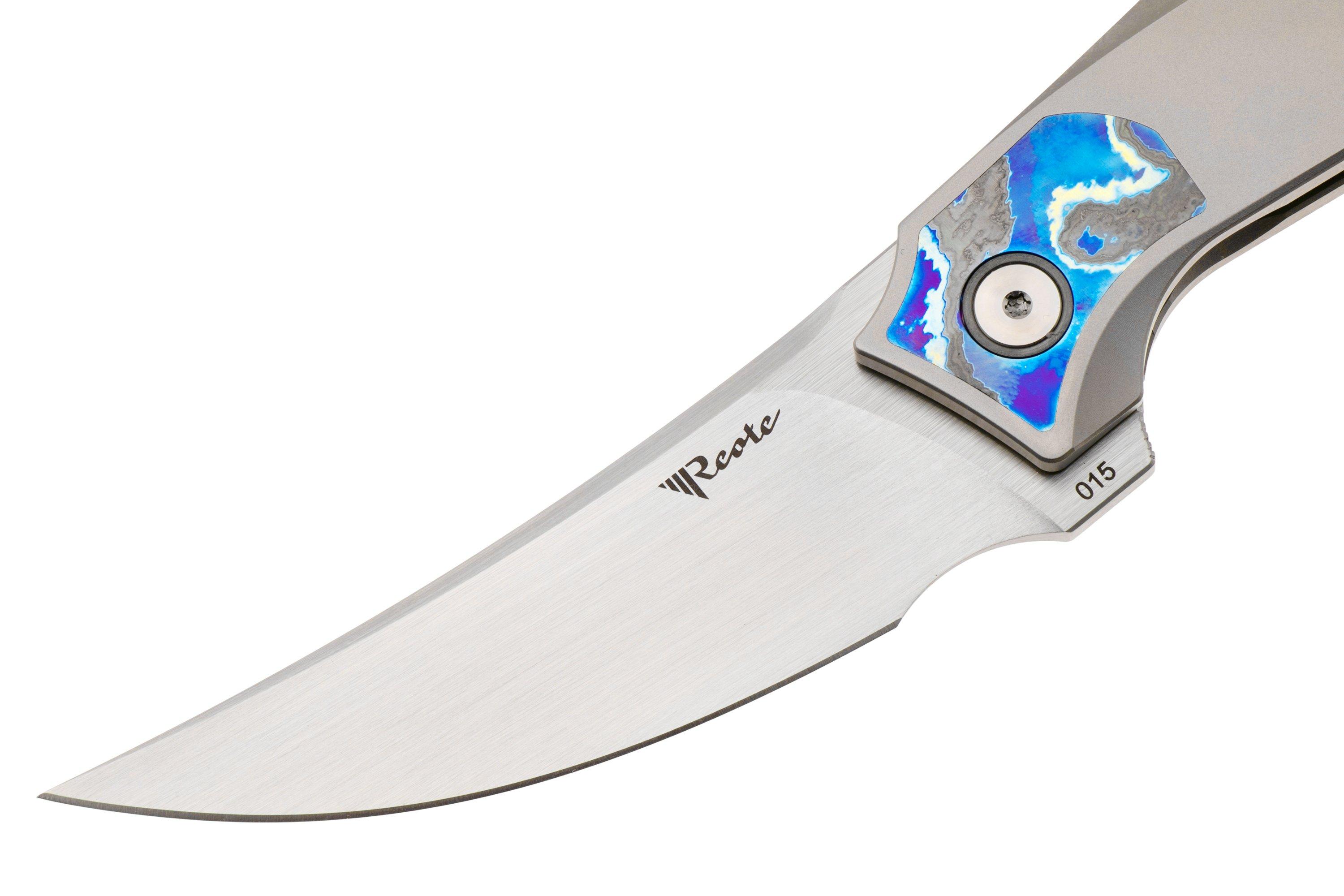 Reate Velocity Hand Satin Elmax, Bead Blasted Titanium Zircute Inlay ...