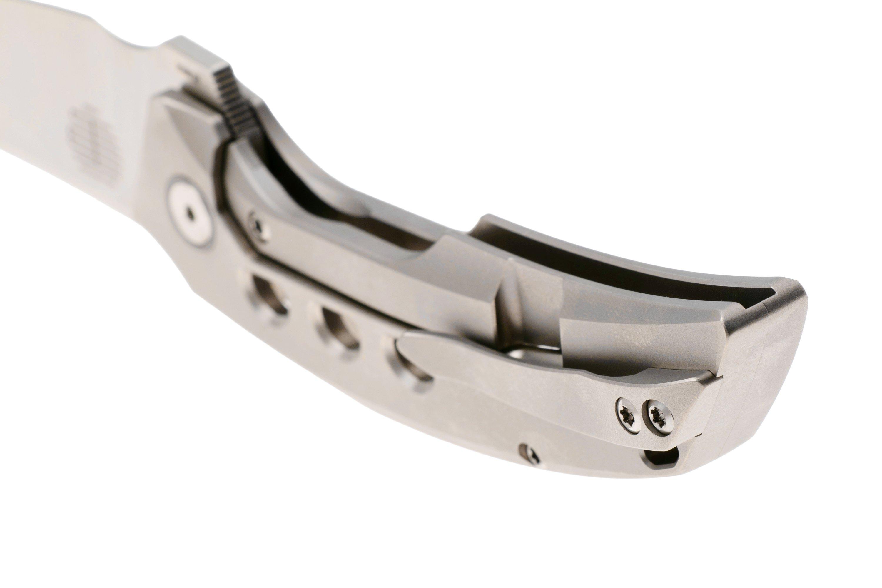 Reate Velocity Satin Elmax, Bead Blasted Titanium, zakmes, Tashi ...