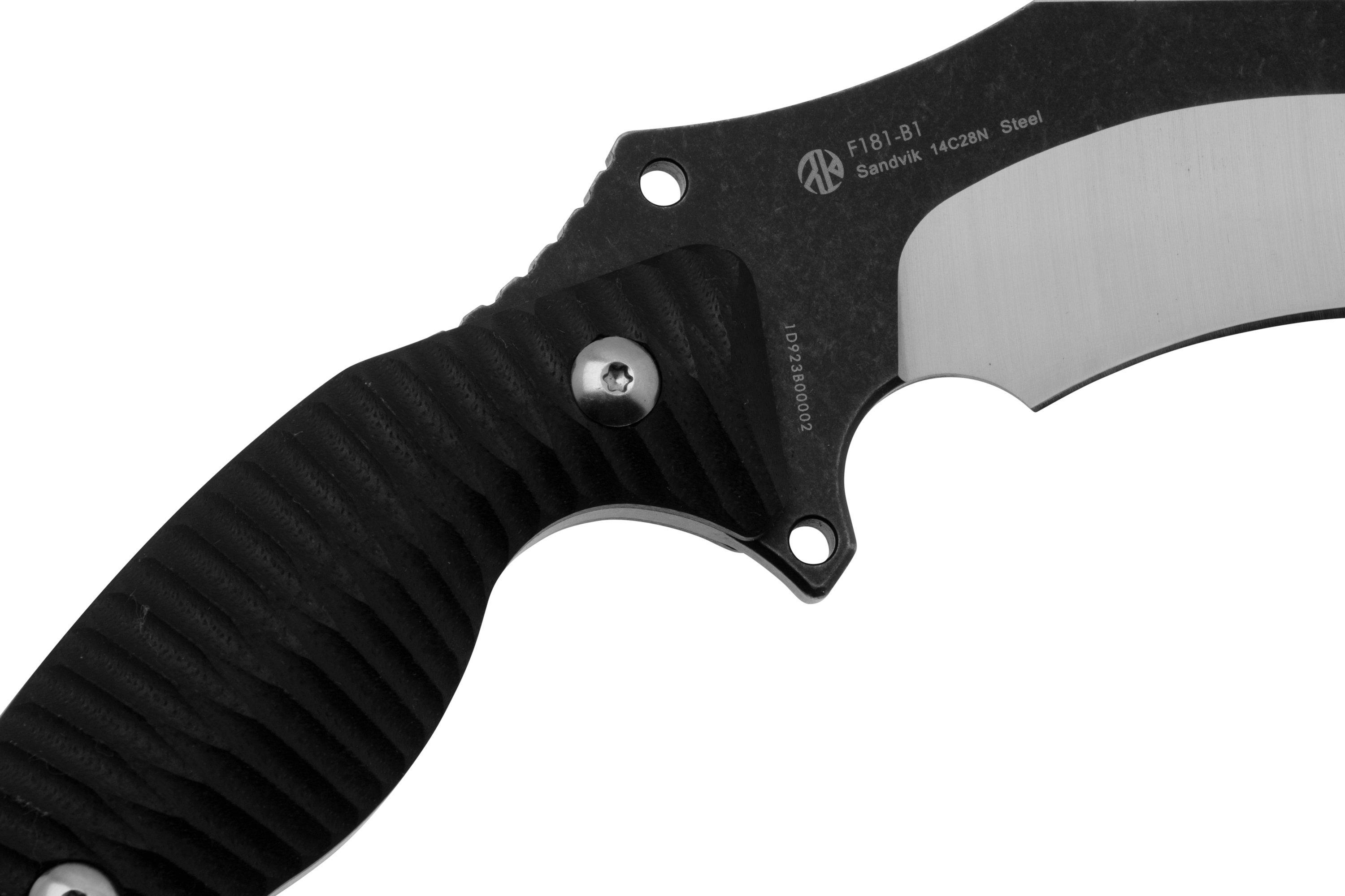 Ruike F181-B1 14C28N, Black G10, tactical knife | Advantageously ...