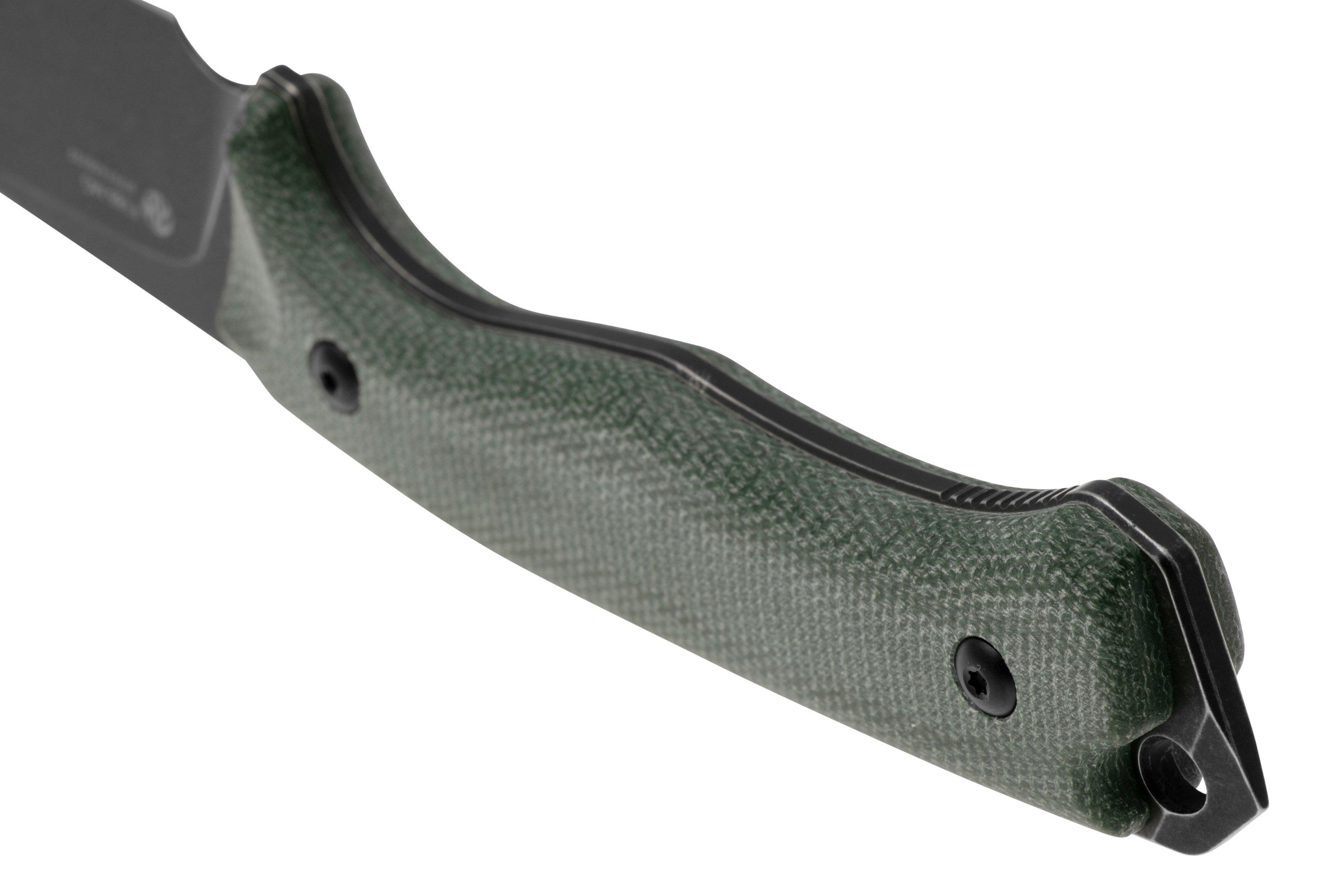 Ruike F186-MG Black D2, Green Micarta, coltello fisso | Fare acquisti ...