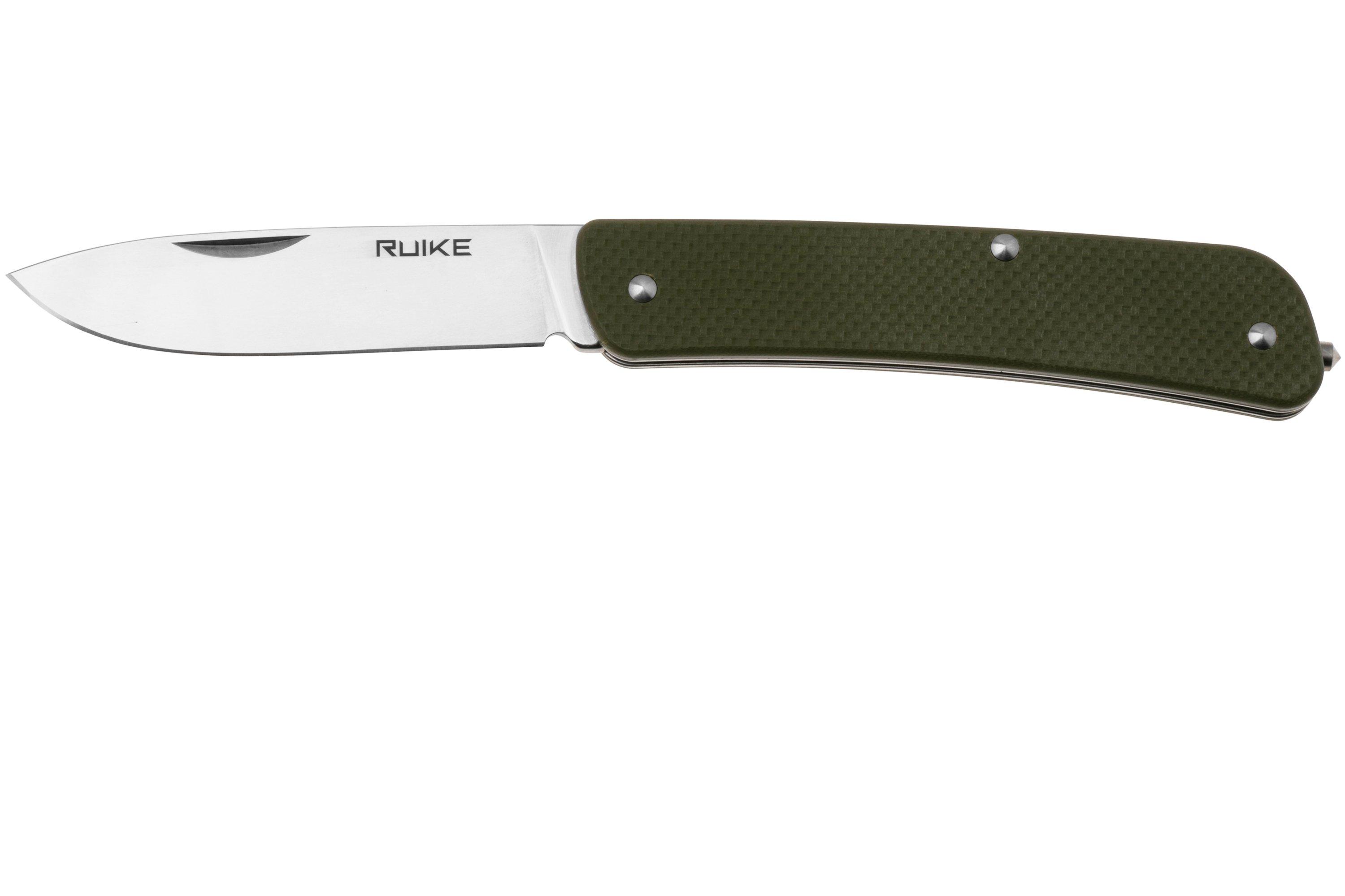 Ruike L11-G 12C27, Green G10, pocket knife | Advantageously shopping at ...