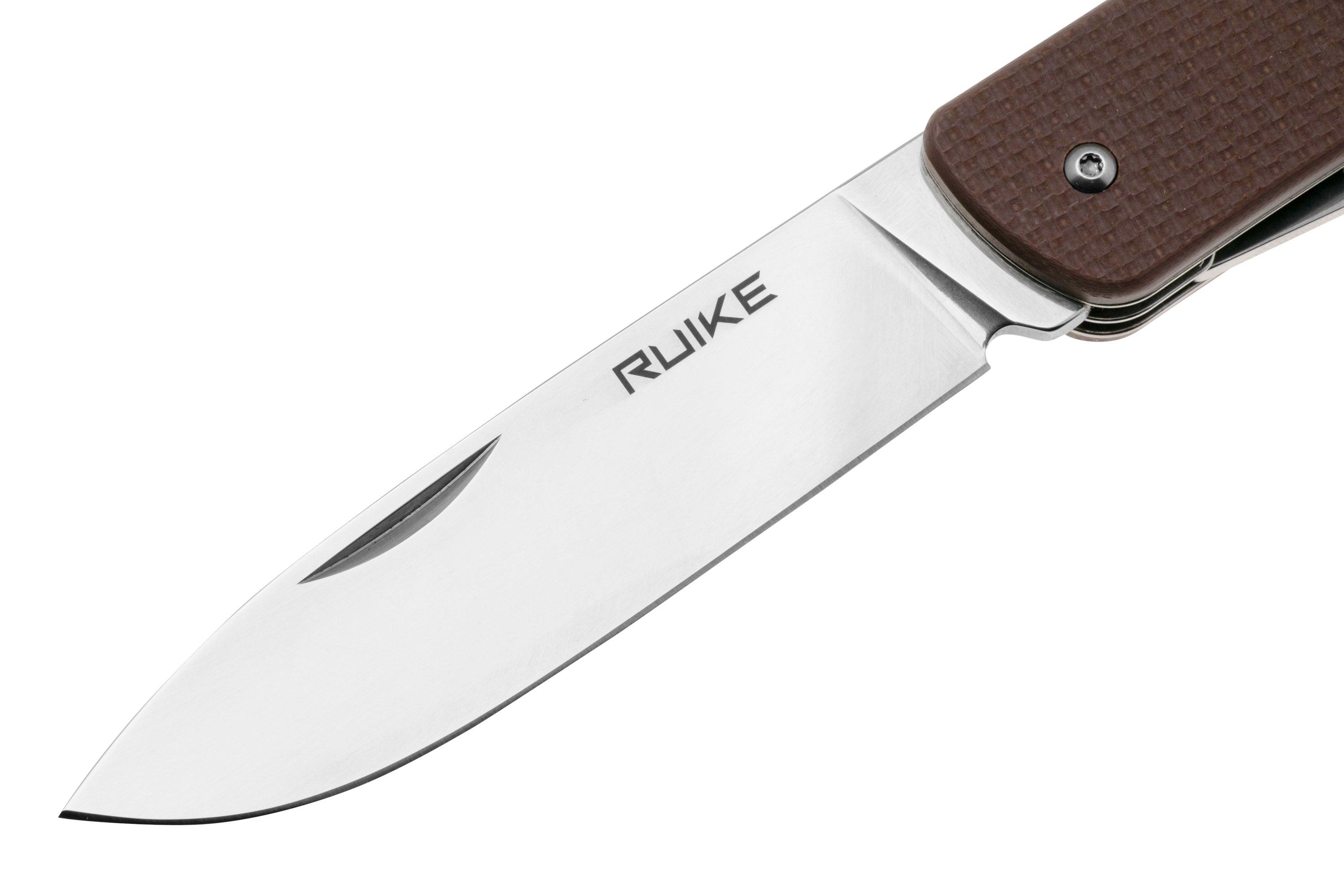 Ruike L21-N 12C27, Brown G10, pocket knife | Advantageously shopping at ...
