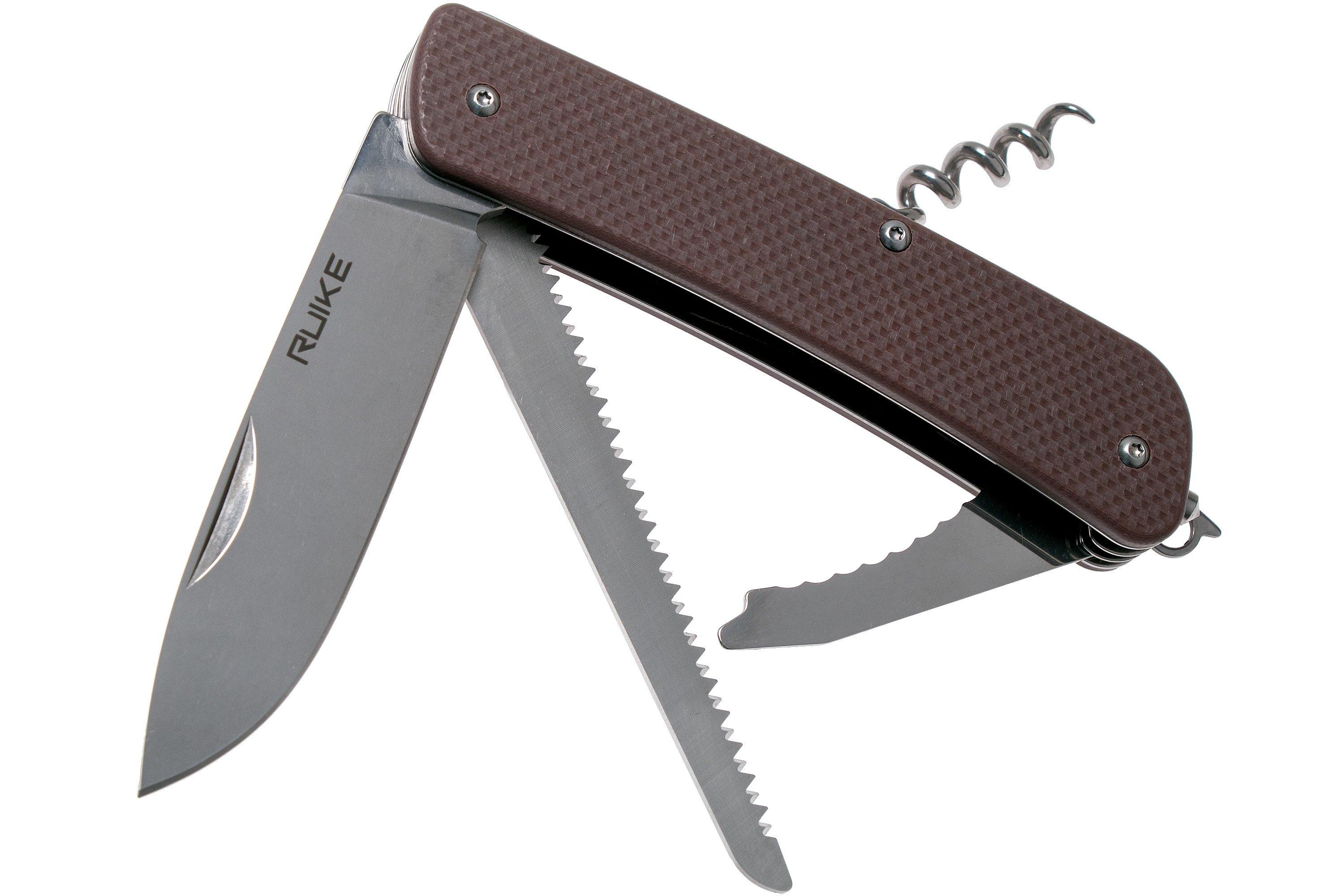 Ruike L32-N Criterion Brown pocket knife | Advantageously shopping at ...