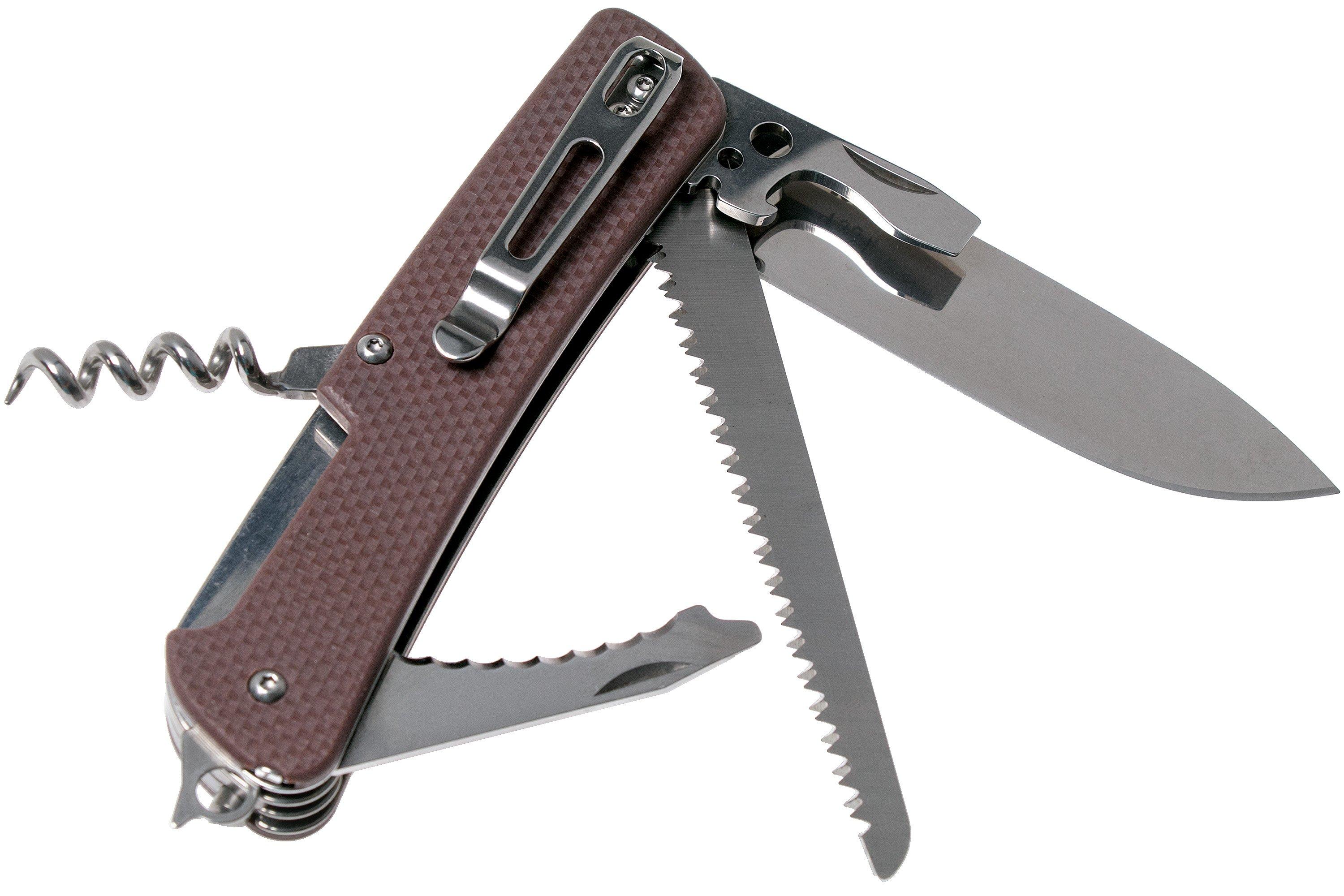 Ruike L32-N Criterion Brown pocket knife | Advantageously shopping at ...