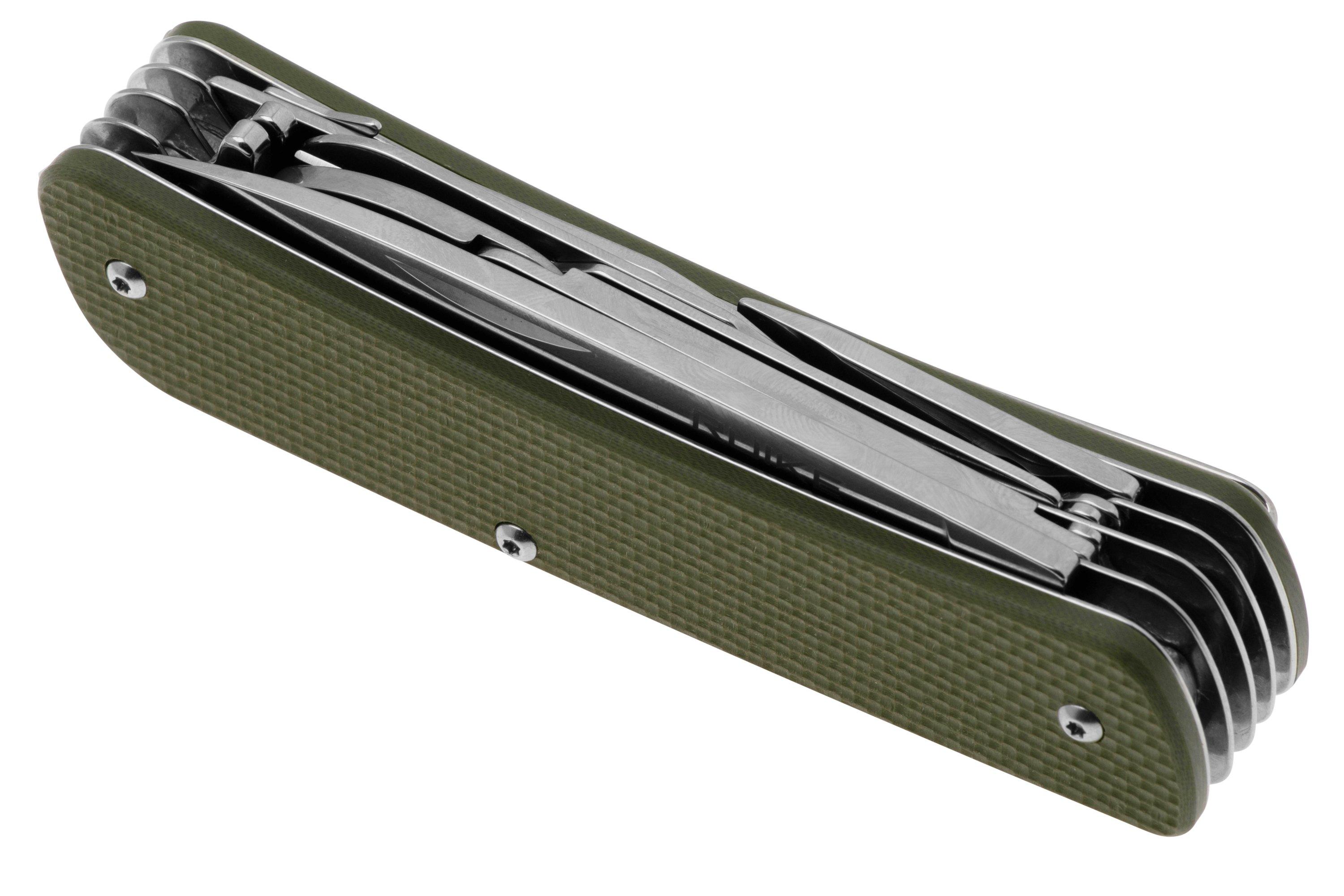 Ruike L41-G 12C27, Green G10, pocket knife | Advantageously shopping at ...