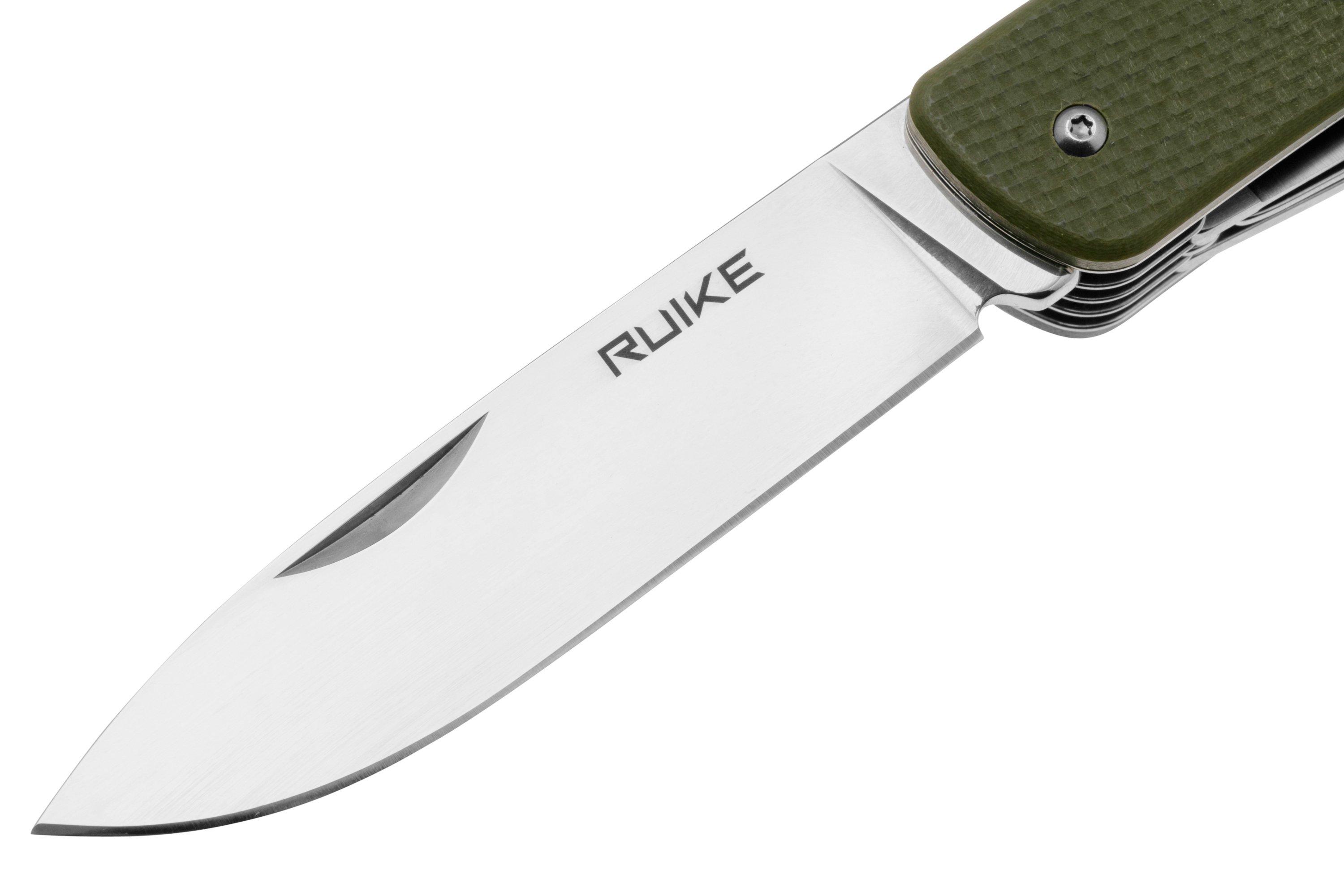 Ruike L42-G 12C27, Green G10, pocket knife | Advantageously shopping at Knivesandtools.com