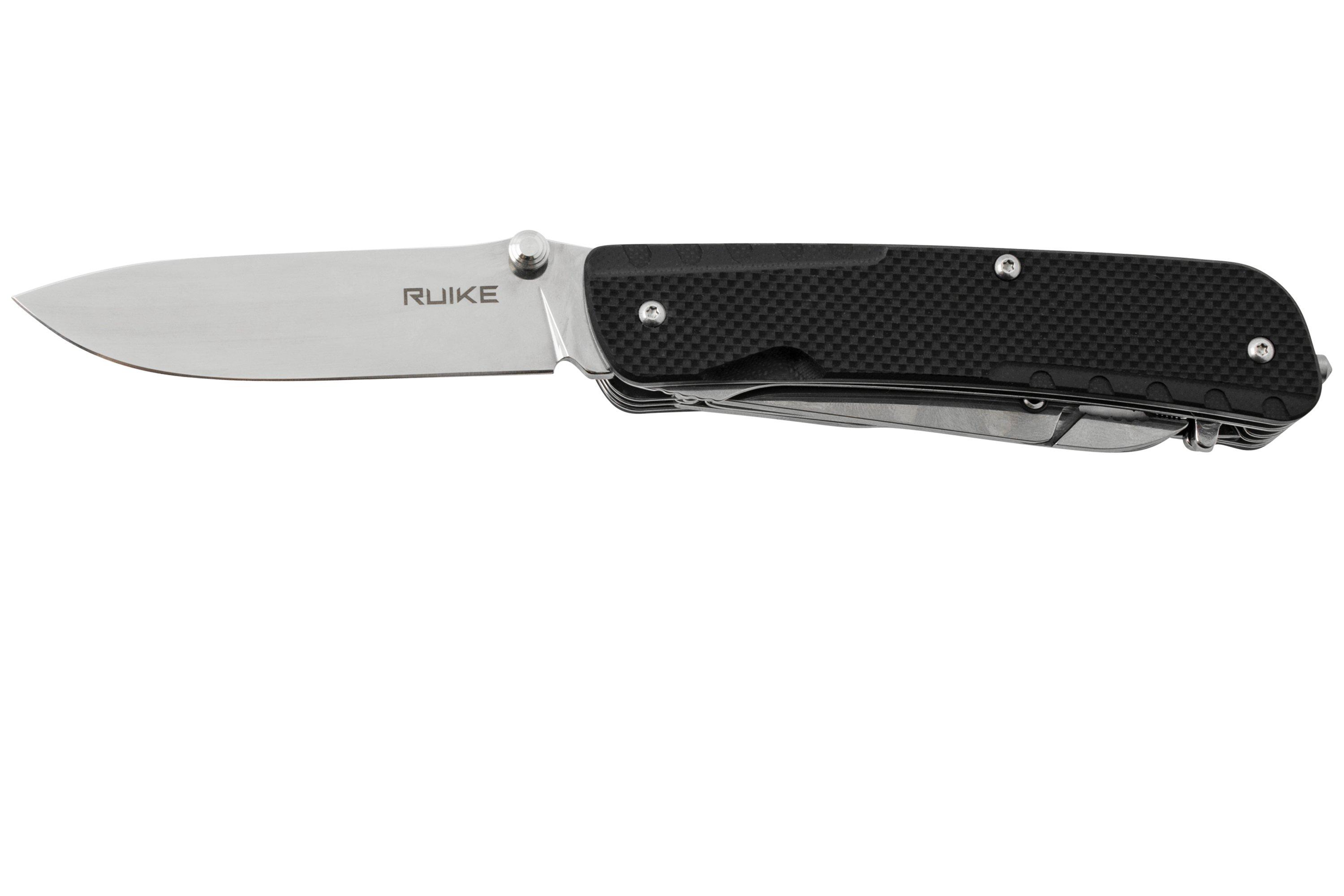 Ruike LD41-B Trekker pocket knife, black | Advantageously shopping at ...
