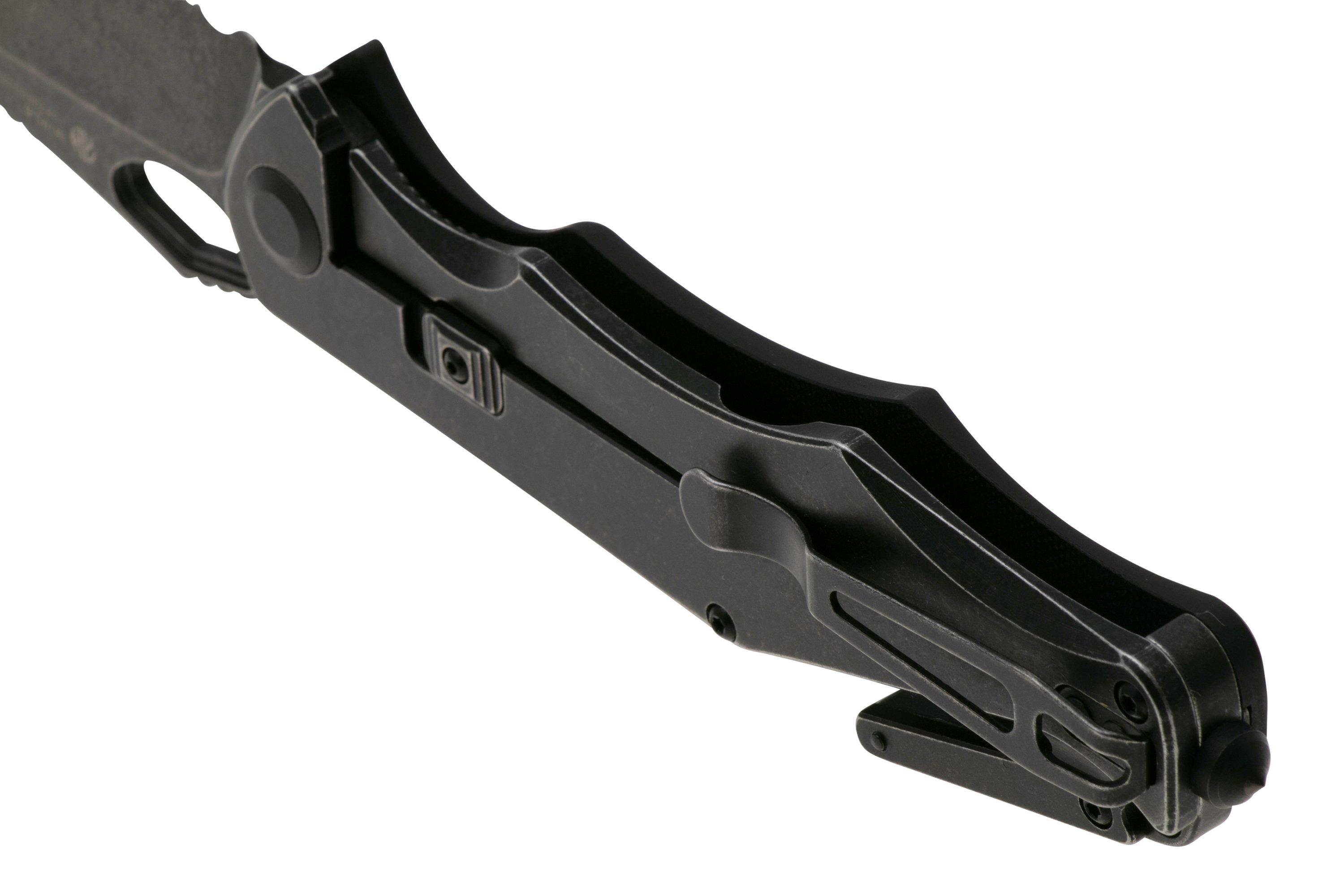 Nóż składany taktyczny Ruike M195 Black D2, Black G10, ostrze częściowo ...