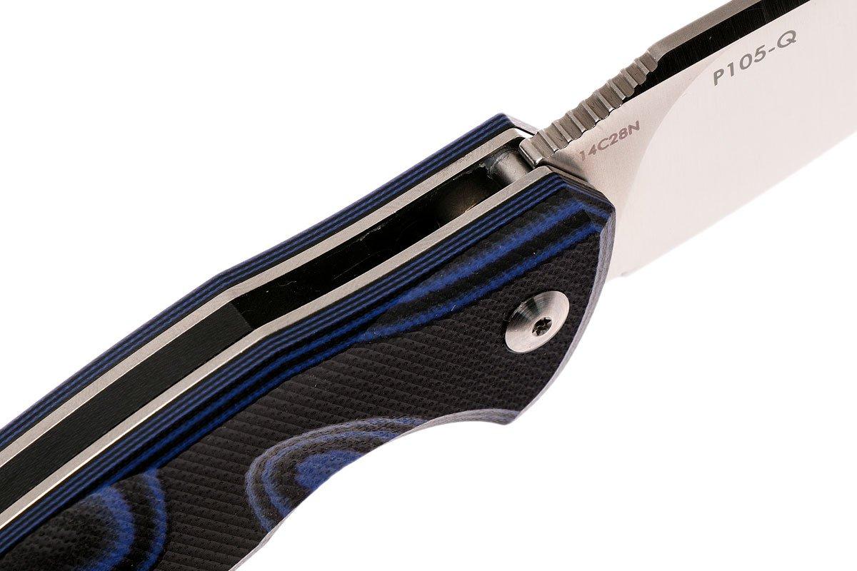Ruike P105-Q Blue pocket knife | Advantageously shopping at ...