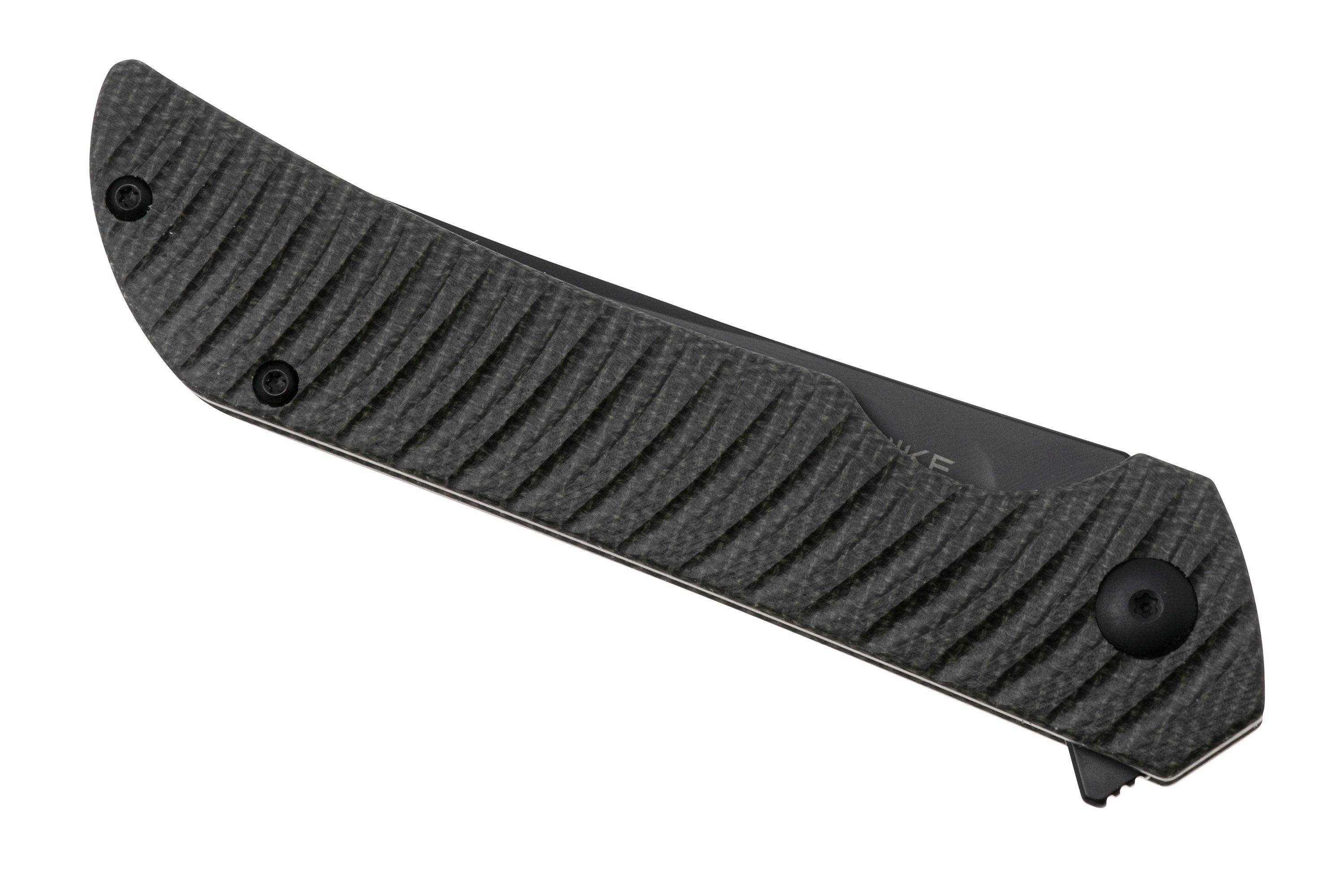 Ruike P122-MB PVD 14C28N, Black Micarta, coltello da tasca | Fare ...