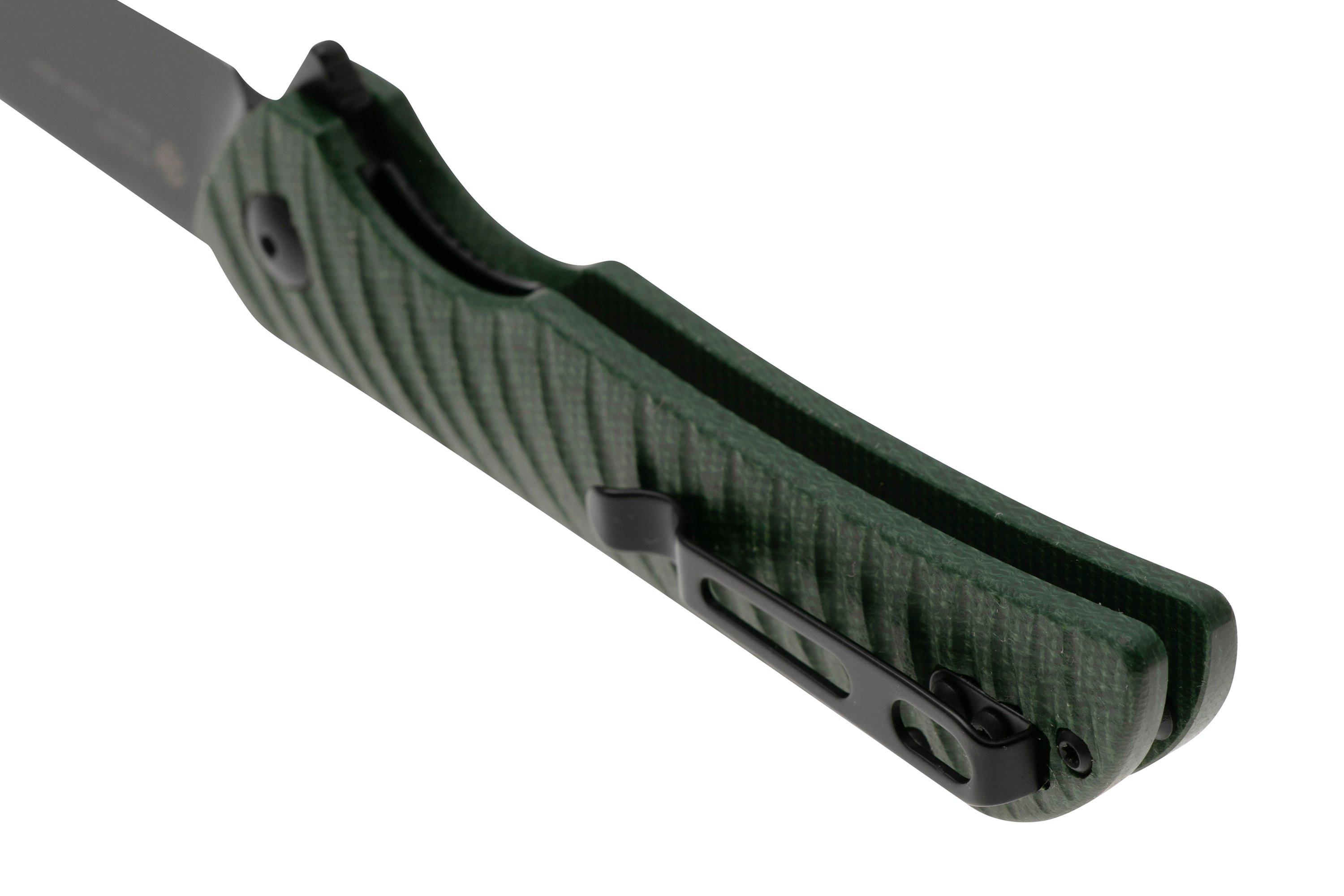 Ruike P122-MG PVD 14C28N, Green Micarta, coltello da tasca | Fare ...