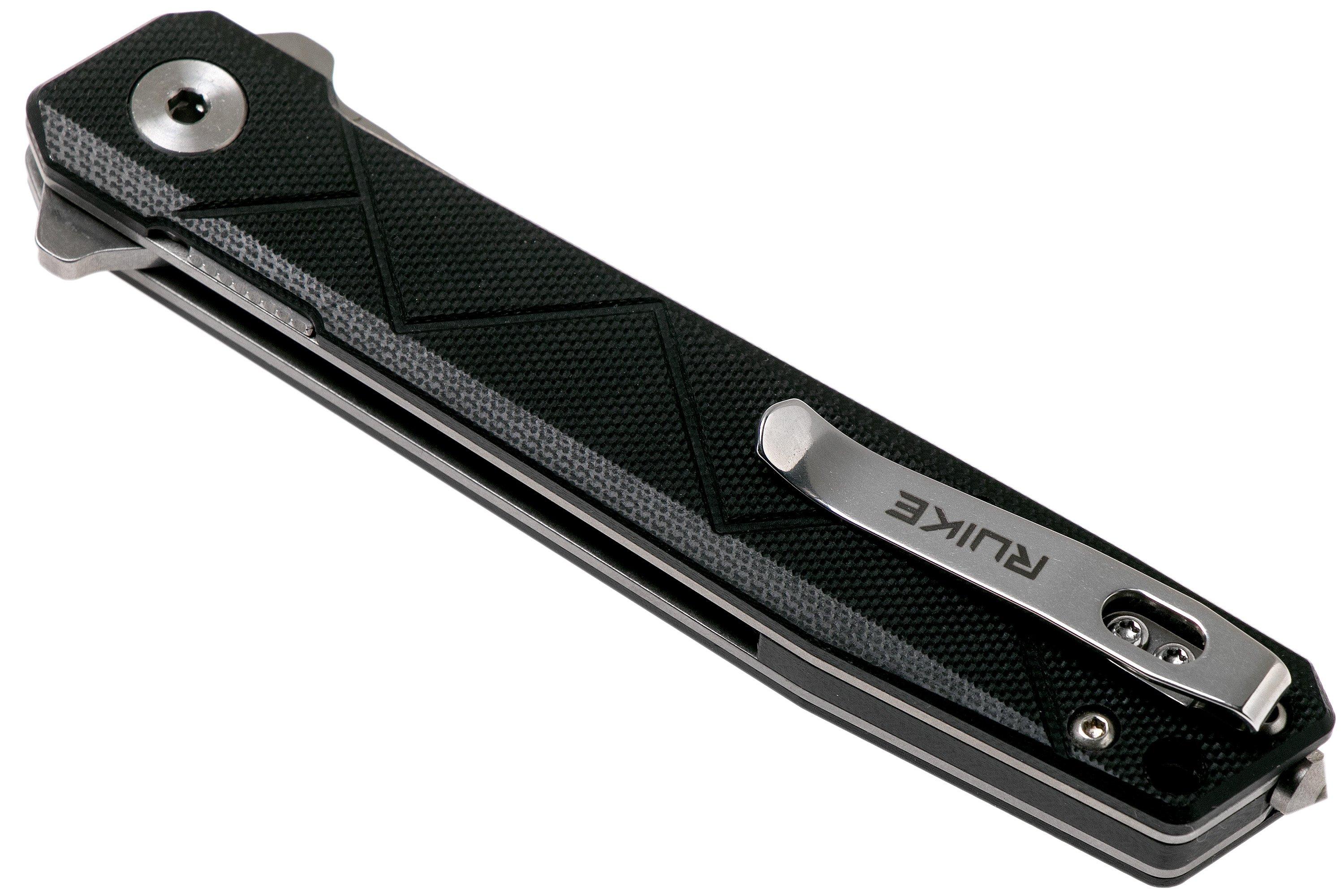 Ruike P127-B Black pocket knife | Advantageously shopping at ...