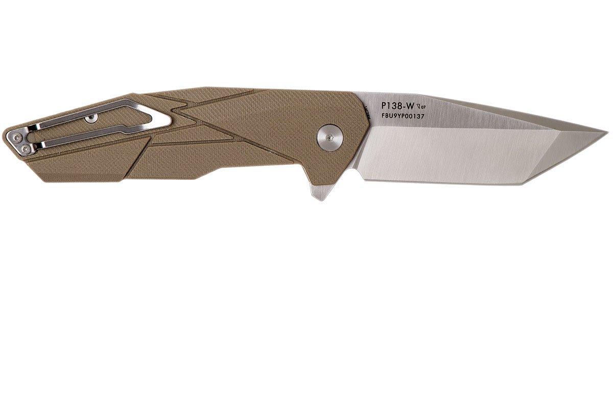 Ruike P138-W Tanto zakmes, desert tan | Voordelig kopen bij ...