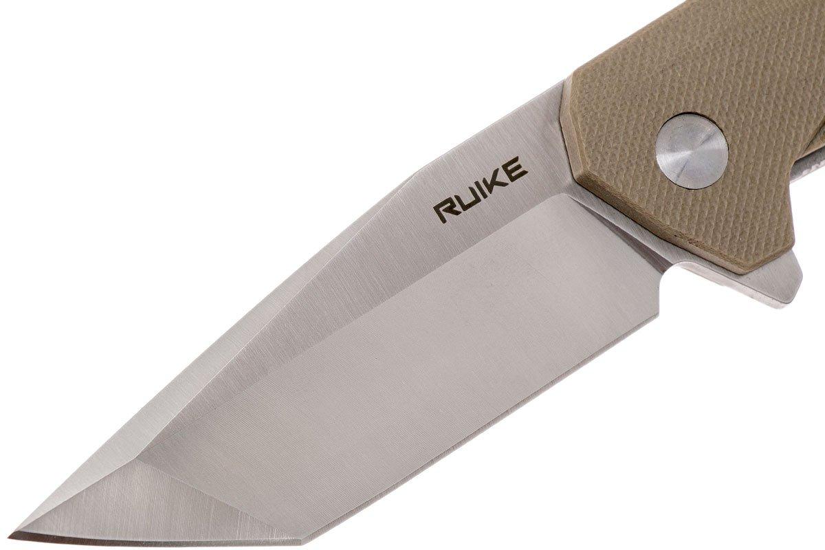 Ruike P138-W Tanto zakmes, desert tan | Voordelig kopen bij ...